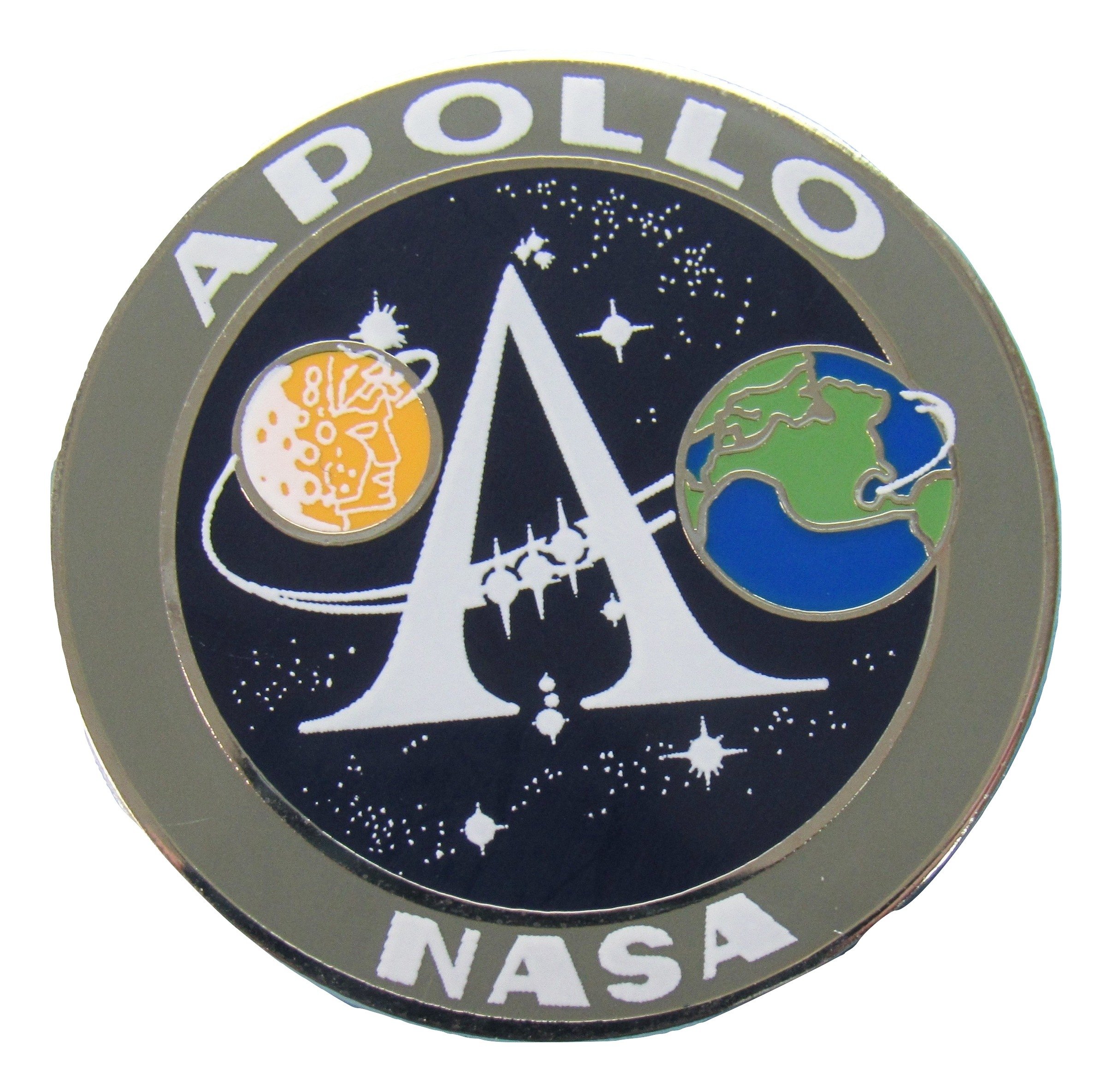 Amazon.com: Apollo Program Lapel Pin Official Nasa Edition : Clothing ...