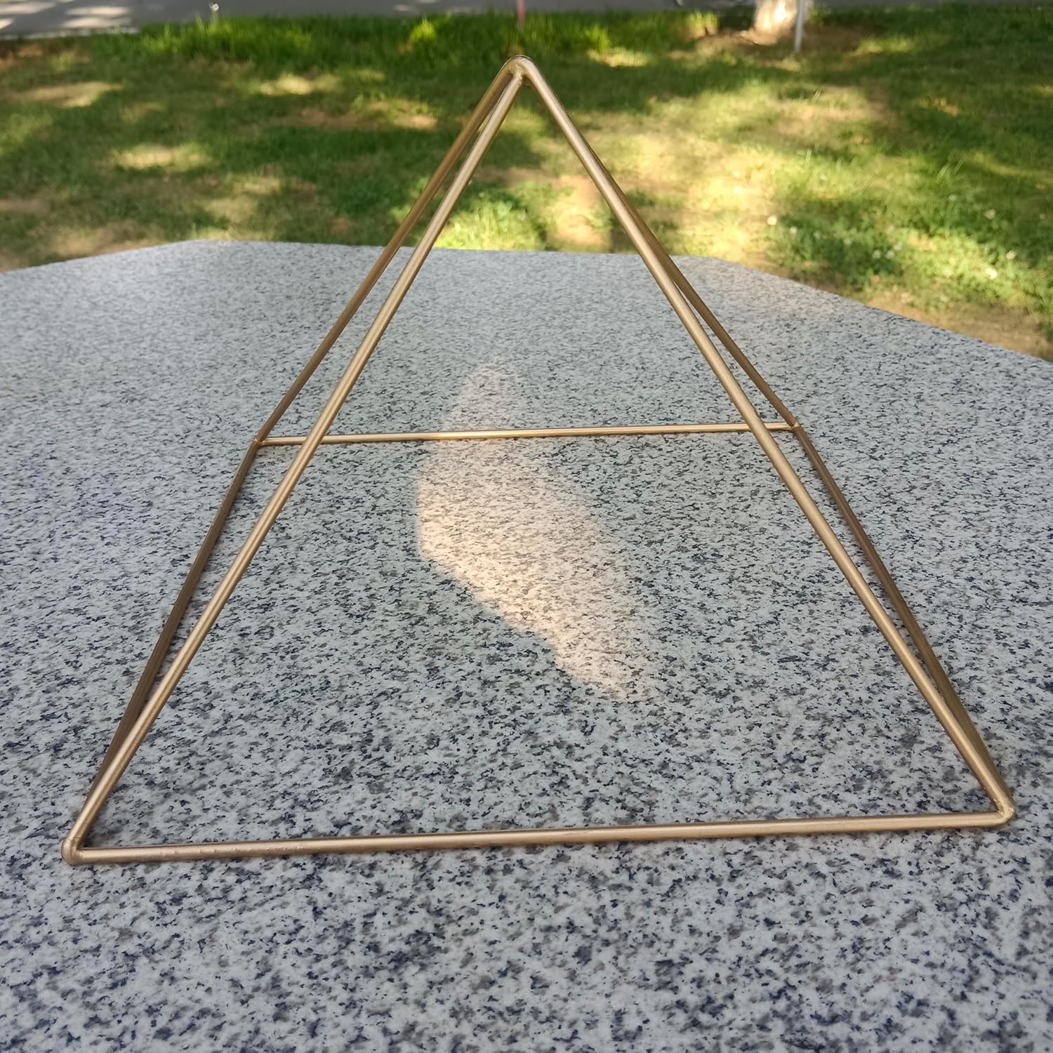Amazon.com: Ximengyuan Pure Handmade 9.8 ""Copper Pyramid Meditation ...