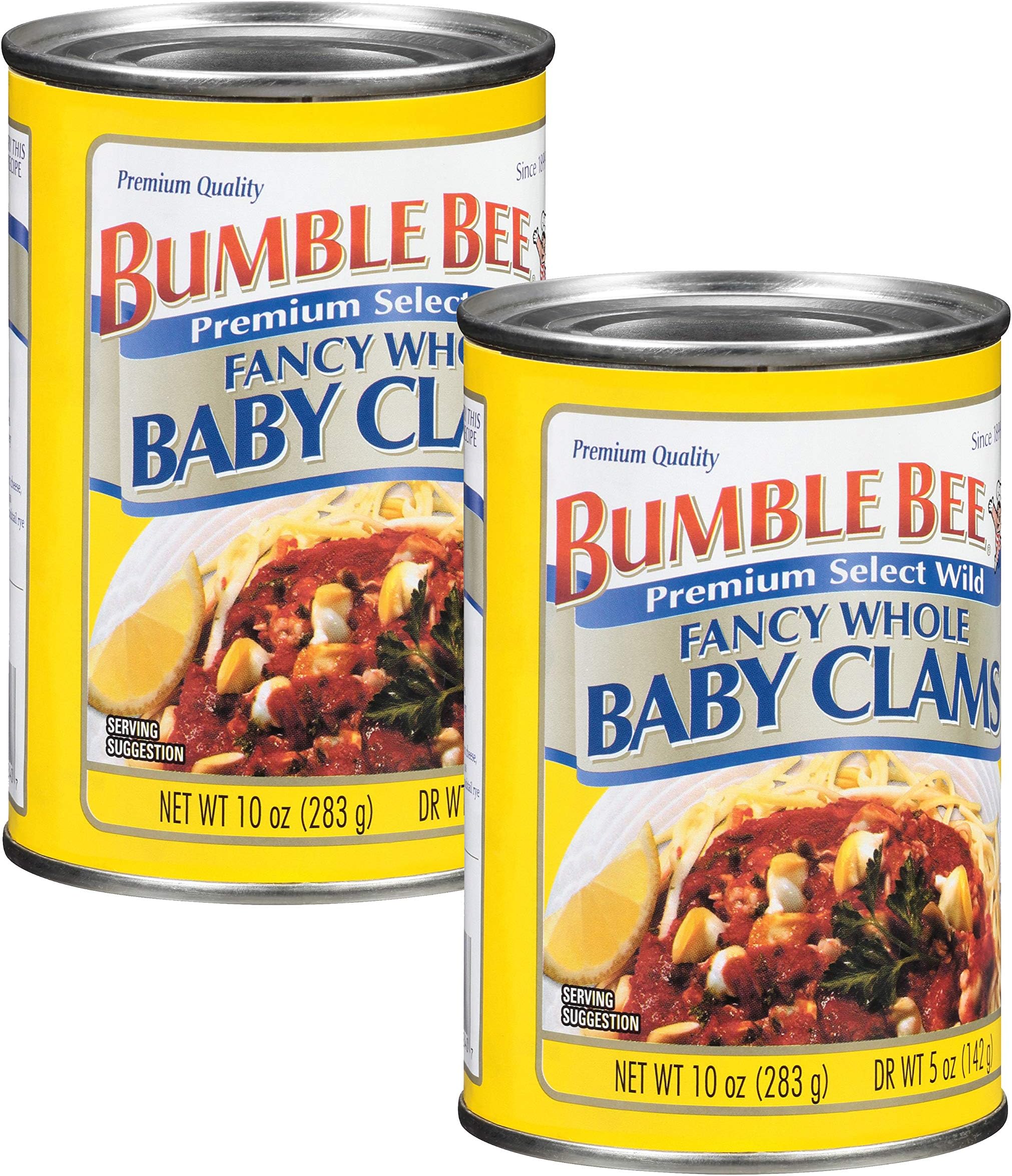 Amazon.com: BUMBLE BEE Fancy Whole BABY CLAMS 10oz. (2 Cans) : Grocery ...