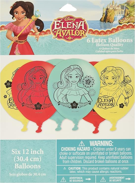 Latex Balloons | Disney Elena of Avalor Collection | Party Accessory ...