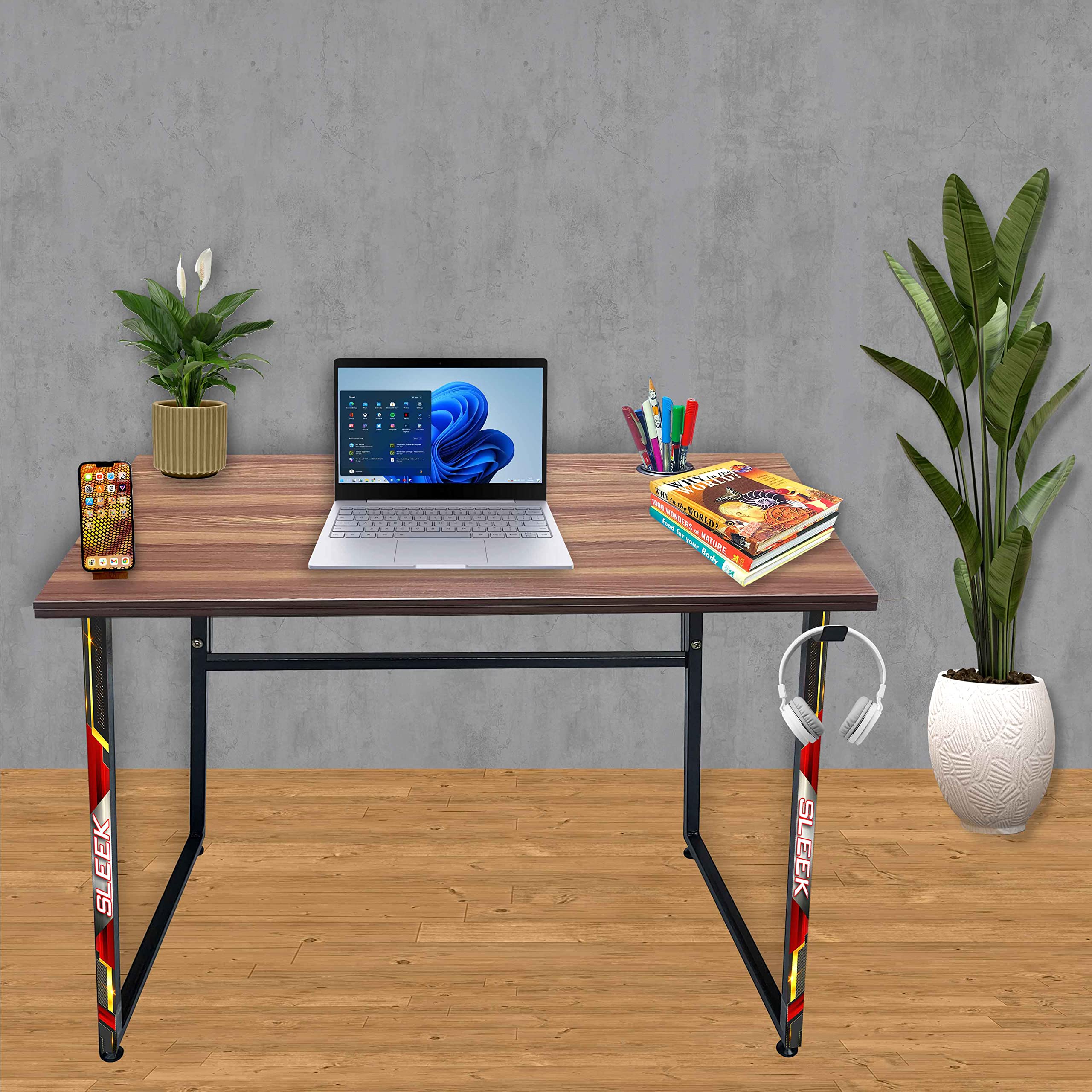 Iceberg Belgium Sleek Computer Table For Pc Imac Laptop Desk ...