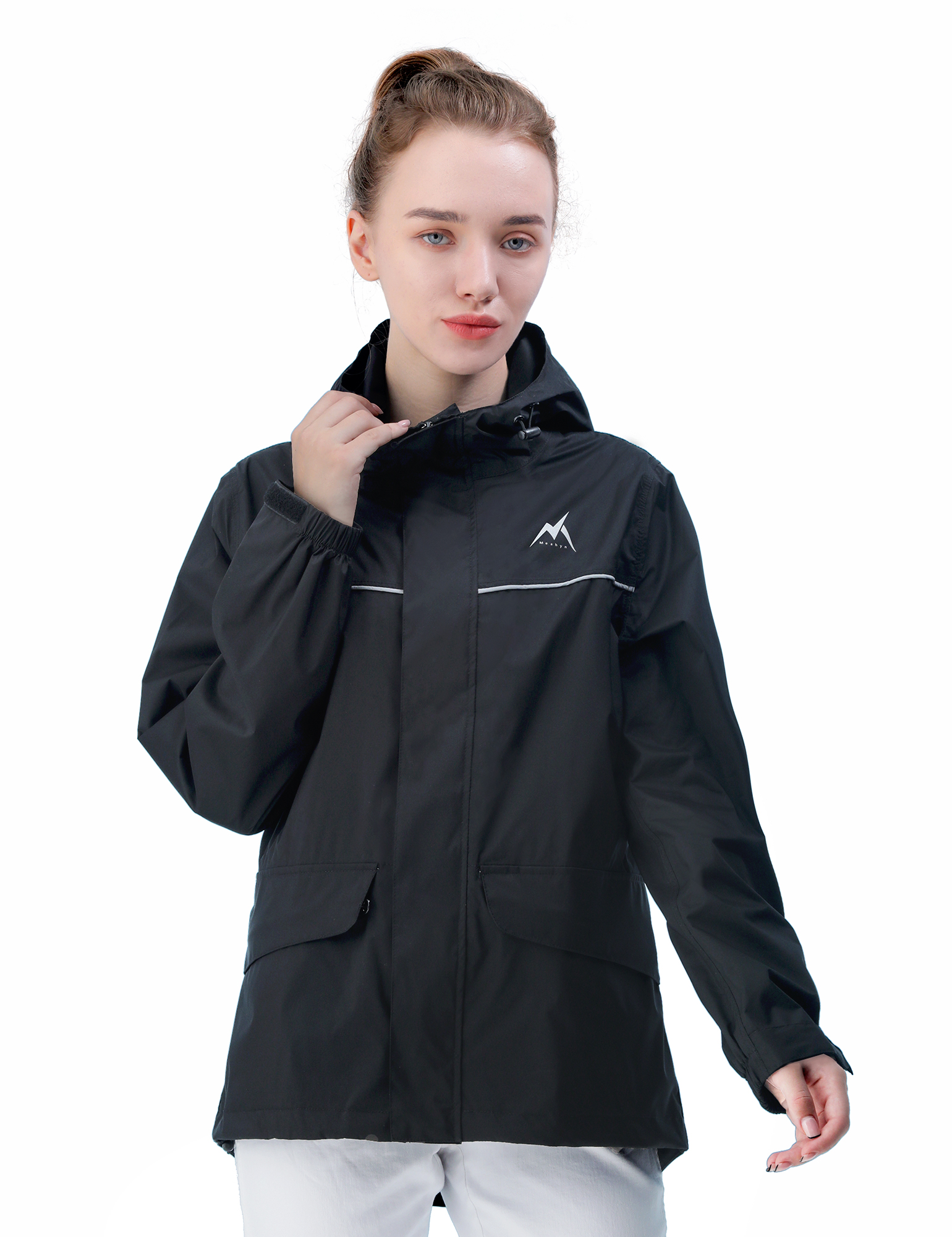 Watch womens lightweight lined windbreaker jacket on Amazon Live