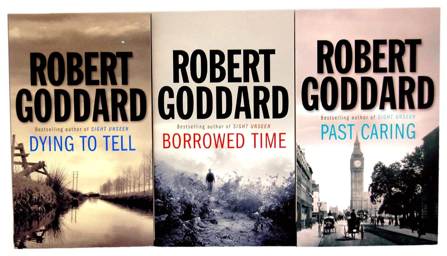 Robert Goddard 3 Books Collection Set (Past Caring, Borrowed Time ...