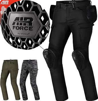 Amazon.com: SHIMA Giro 2.0 Motorcycle Trousers for Men - Elastic ...