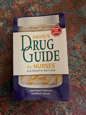 Davis's Drug Guide for Nurses: 9780803669451: Medicine & Health Science ...