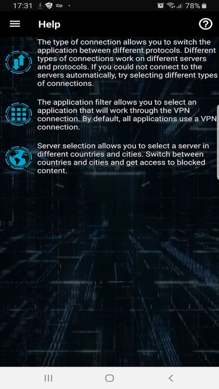 Matrix VPN - Fast, Free, Security - VPN Proxy - App on Amazon Appstore