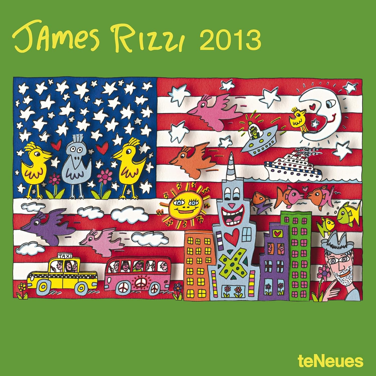 Amazon.com: 2013 James Rizzi Wall Calendar: 9783832756703: teNeues: Books