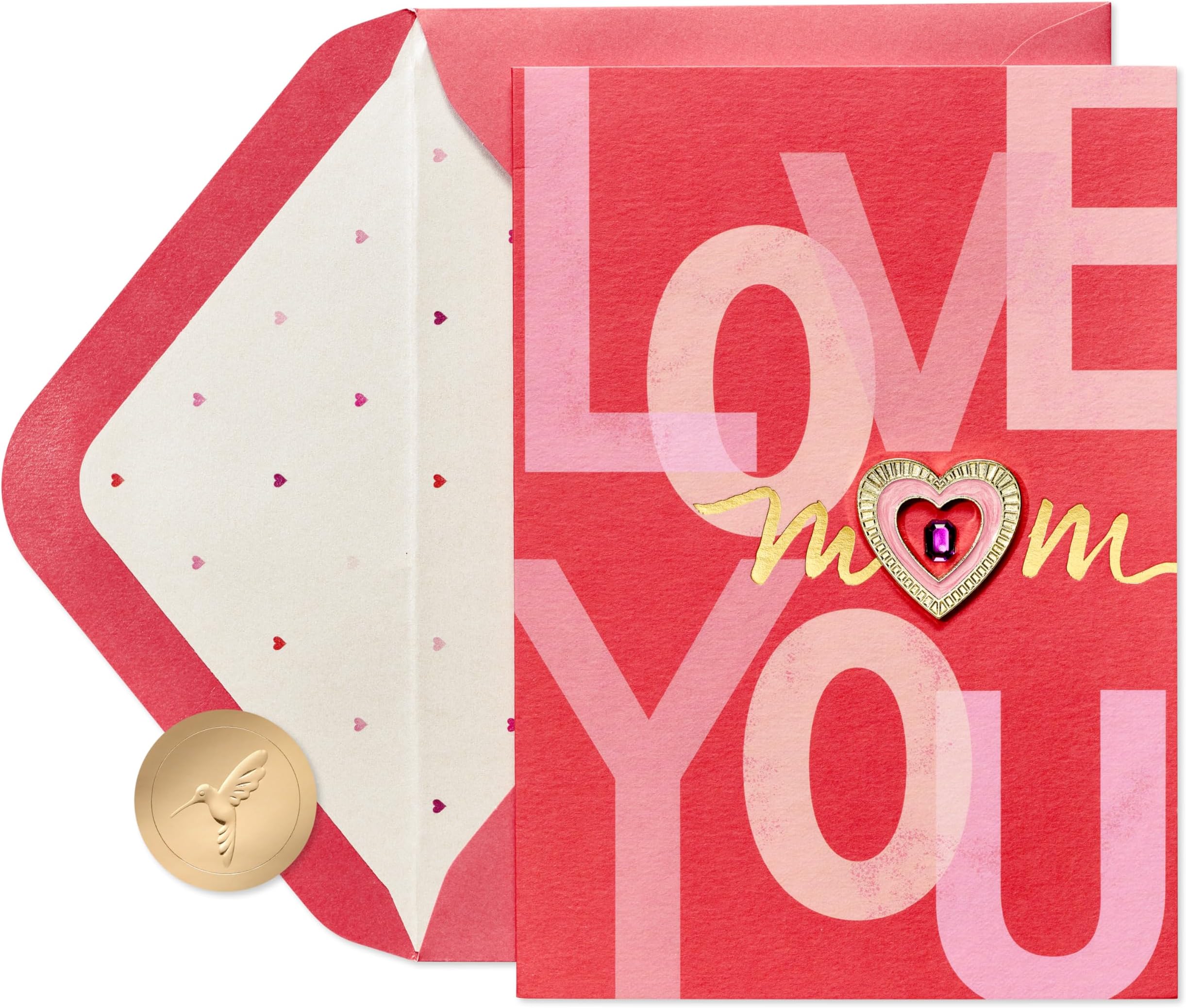 Amazon.com : Papyrus Valentine's Day Card for Mom (With All My Heart ...