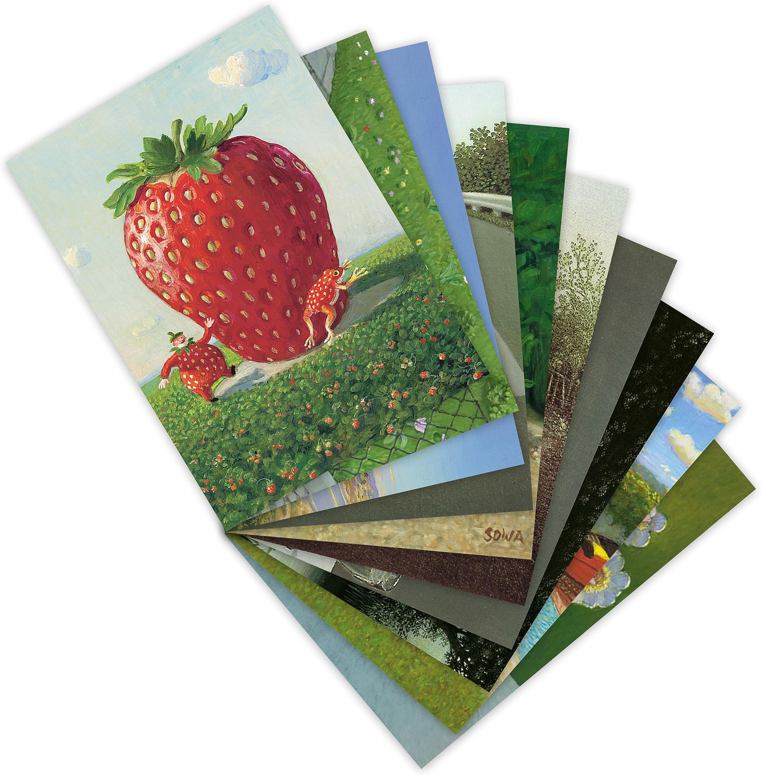 Inkognito 10er Set Postarten A6 | Postkarten-Mix Michael Sowa Pakete | im Set : Amazon.de ...