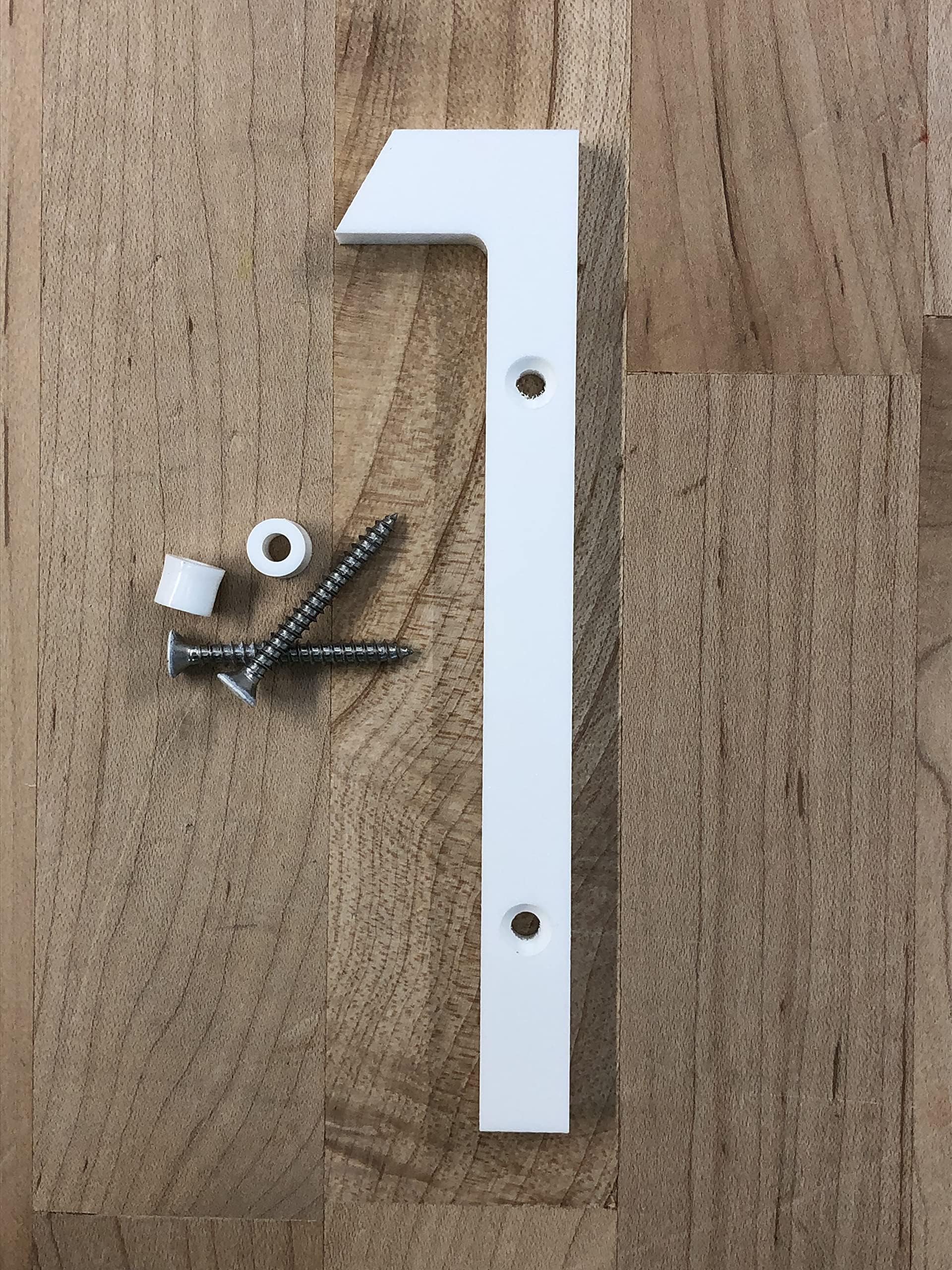 Amazon.com: 5 Inch Modern Plastic House Number, black or white building ...