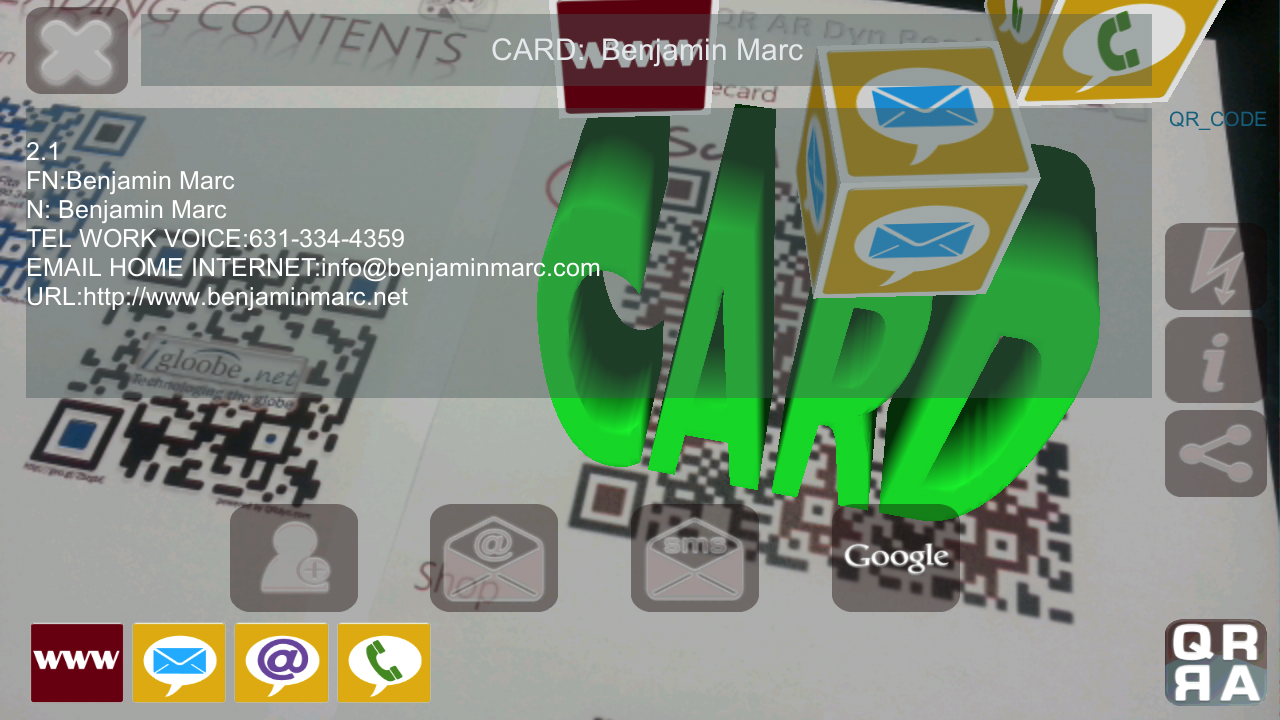 QR Augmented Reality Reader - App on the Amazon Appstore