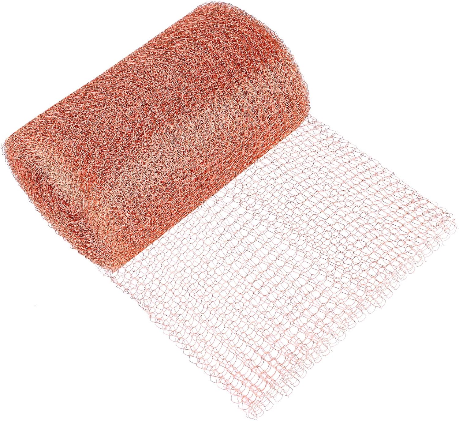 ELCOHO 30 Feet Copper Mesh Metal Stopper Mesh Copper Blocker Knitted ...