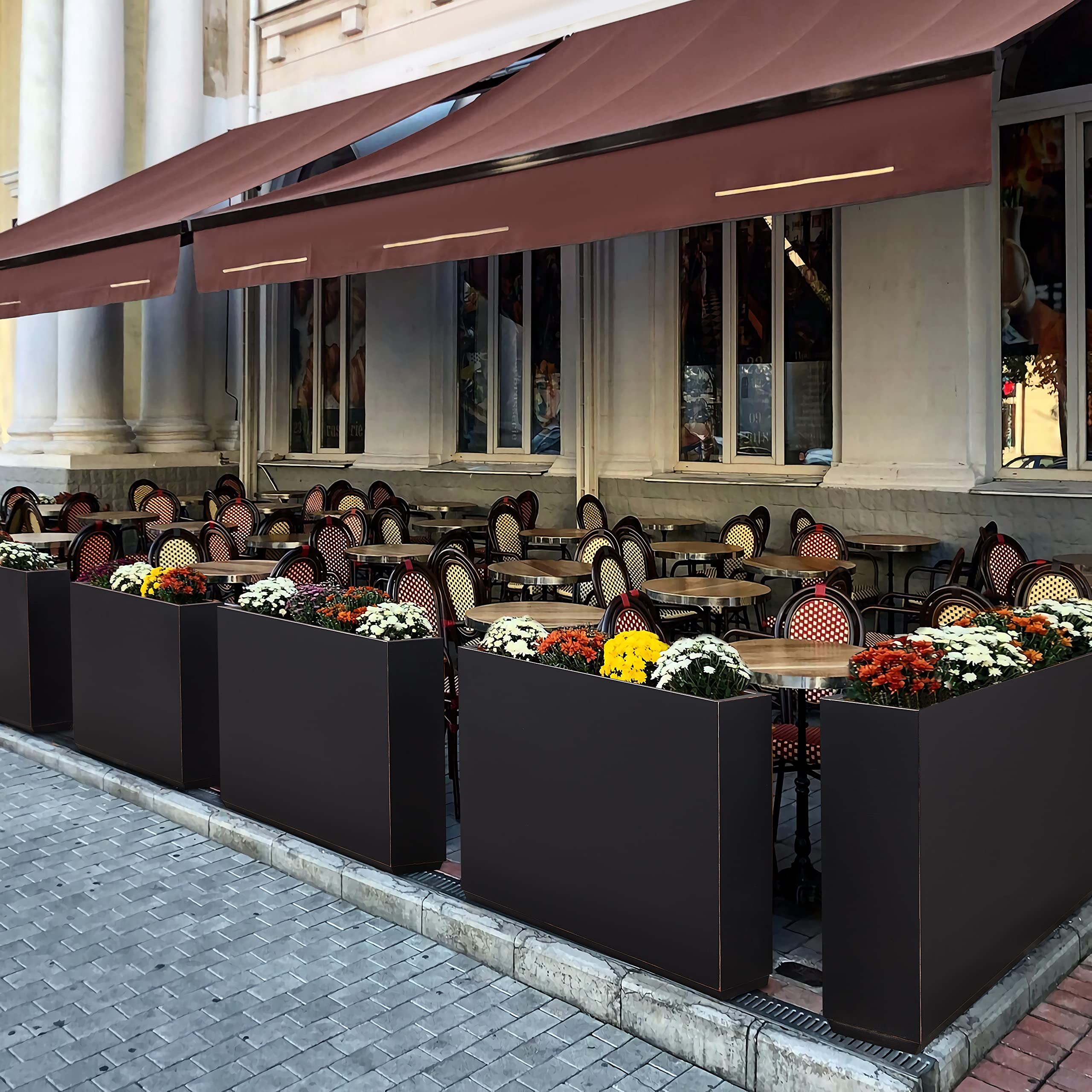 Restaurant Planter Box Dividers