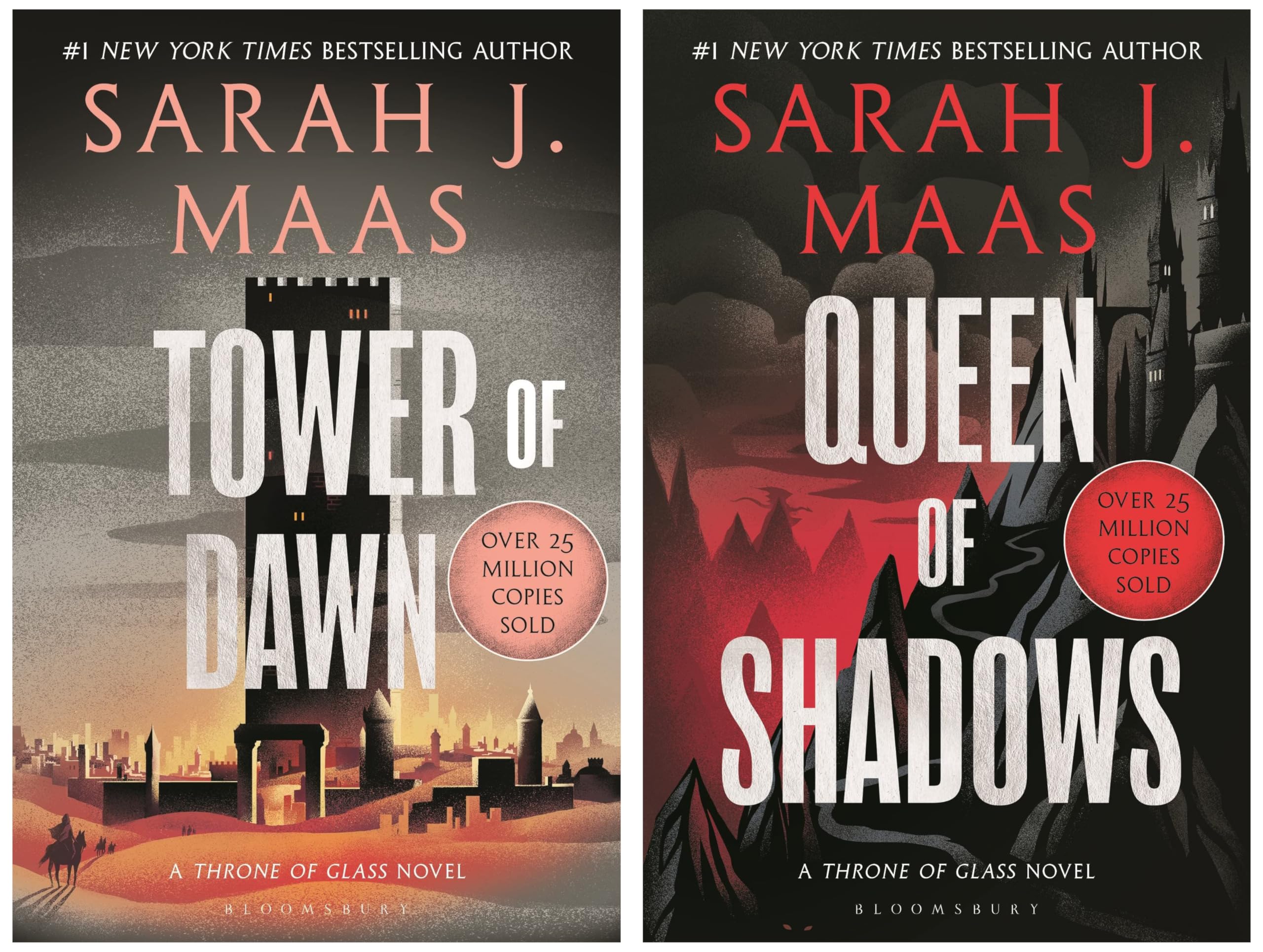 Tower of Dawn (Throne of Glass) & Queen of Shadows (Throne of Glass ...