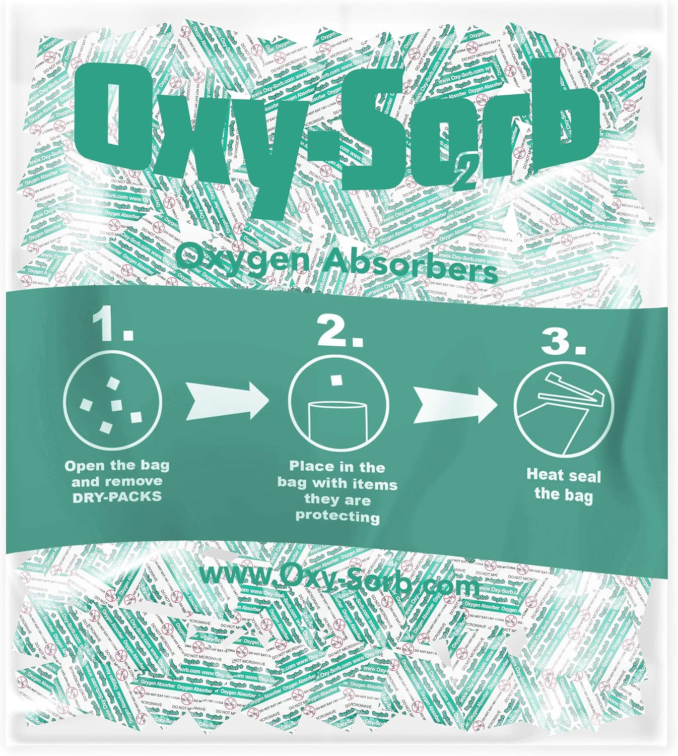 Amazon.com: Oxy-Sorb 100cc Oxygen Absorber Packets, 1000 Pack - Long ...