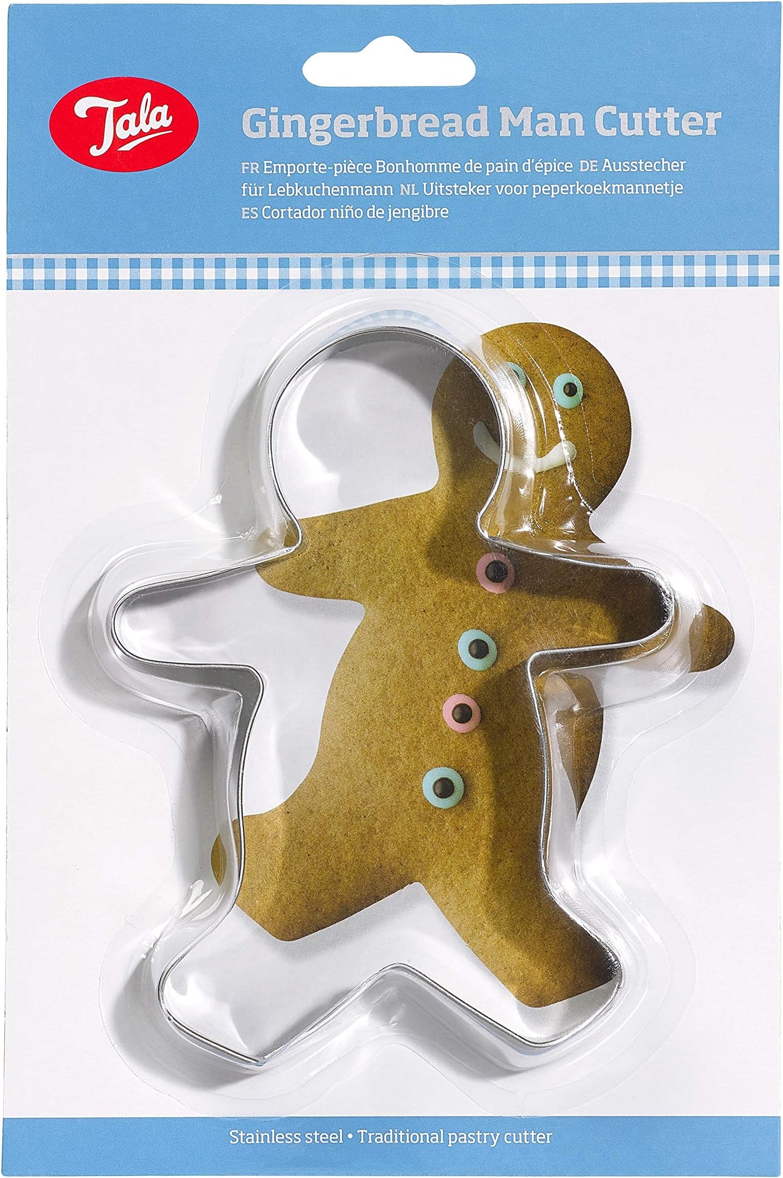 Tala Gingerbread Man Cutter, Stainless Steel : Amazon.co.uk: Home & Kitchen