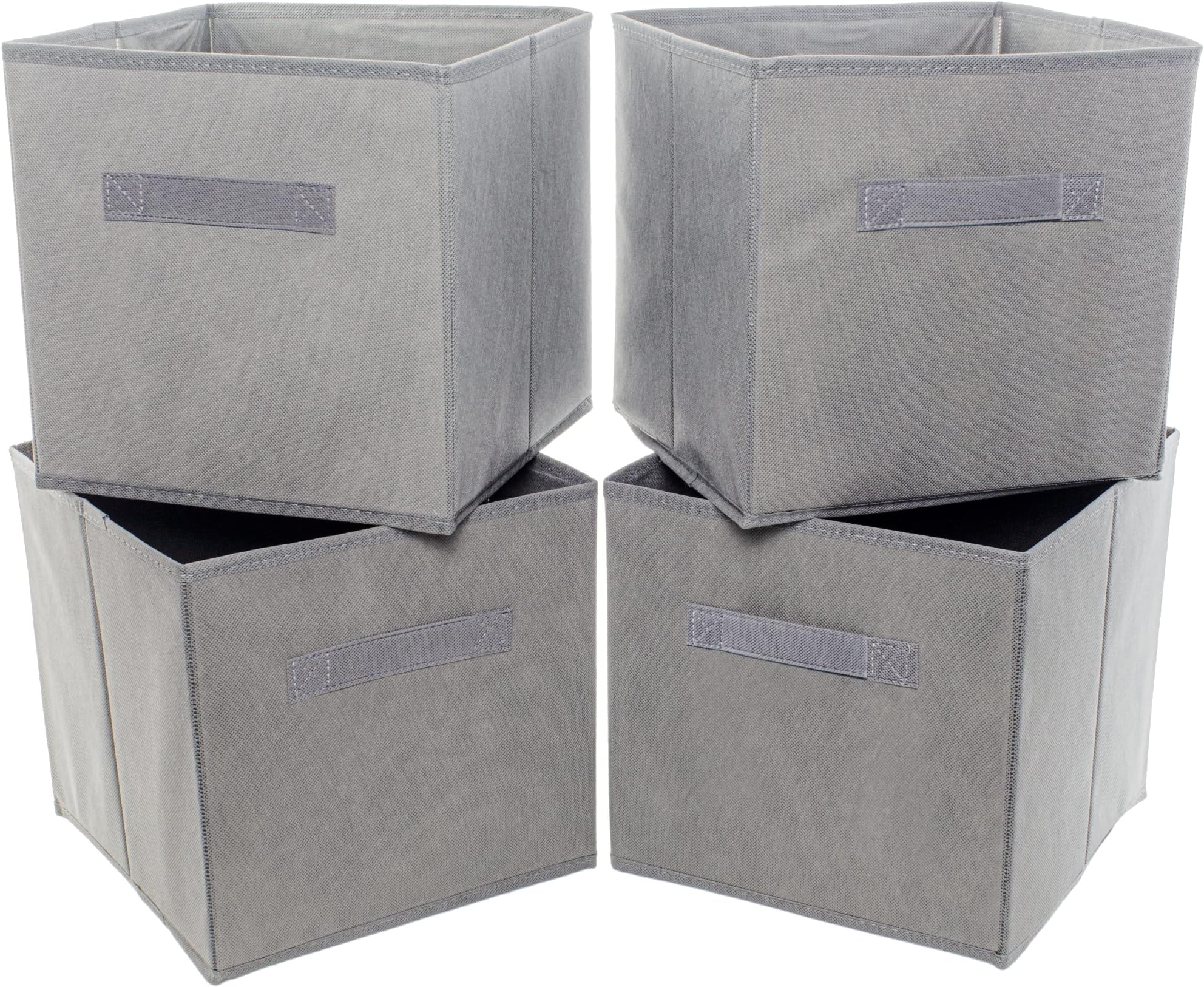Clay Roberts Foldable Storage Cubes/ Boxes, 25cm x 25cm x 25cm, Pack of ...