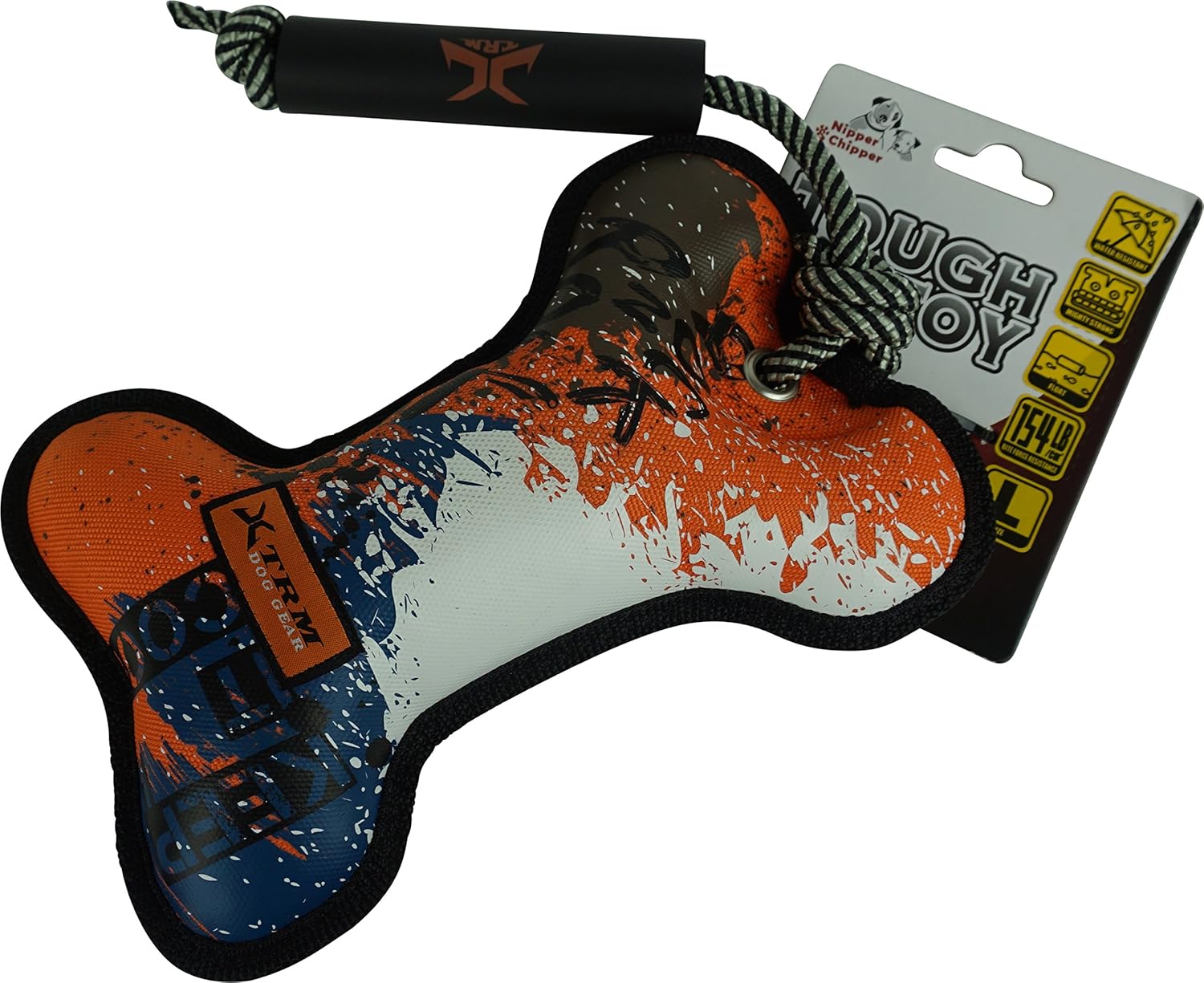 Pet Supplies : Pet Chew Toys : Nipper & Chipper X-Trm Dog Tough Bone ...
