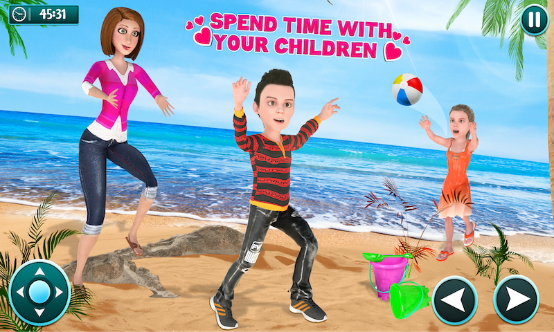 Virtual Mother Life Real Family Simulator 3D - Babysitter & Pregnant ...