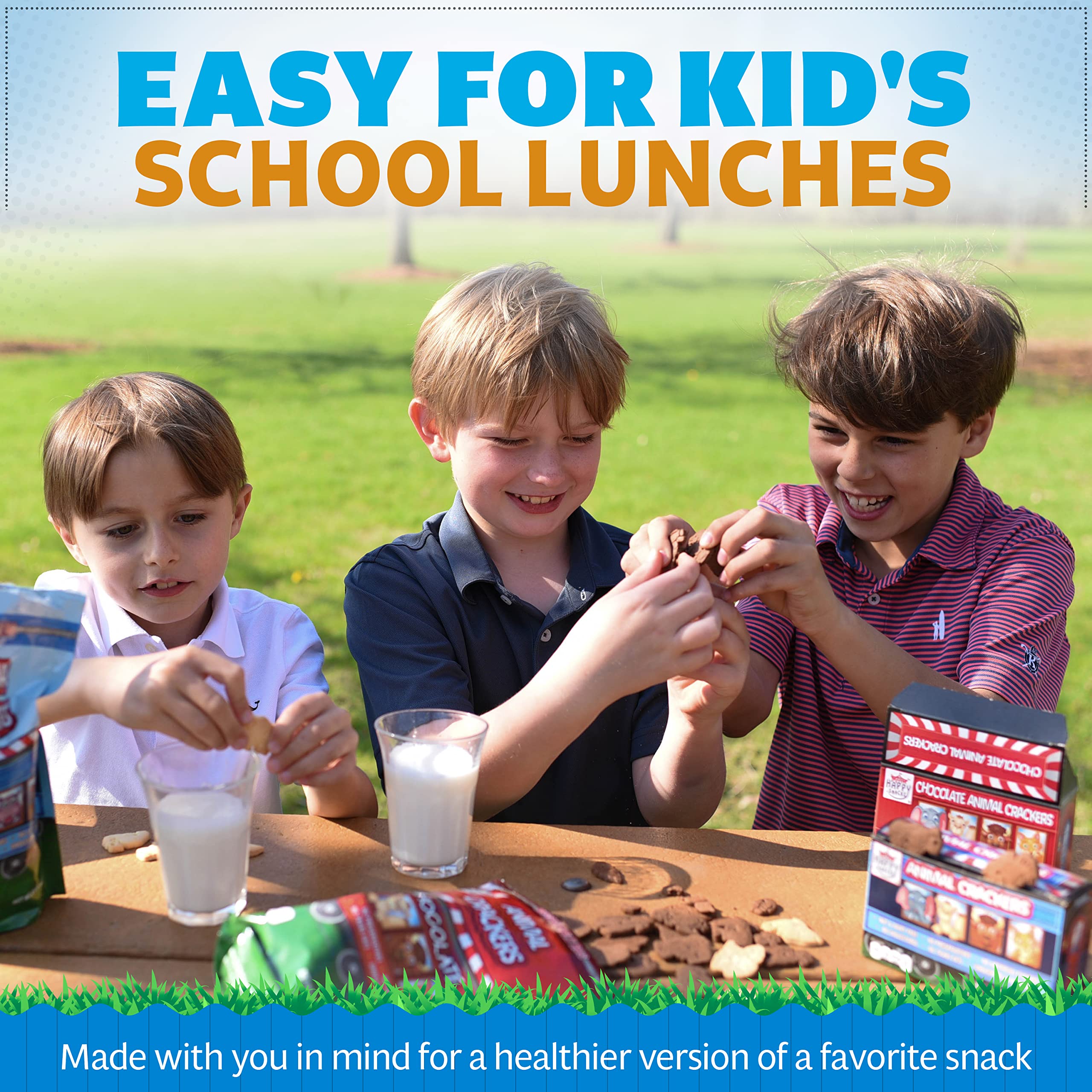 Snapklik.com : Happy Snacks Animal Crackers - Plant Based Ingredients ...