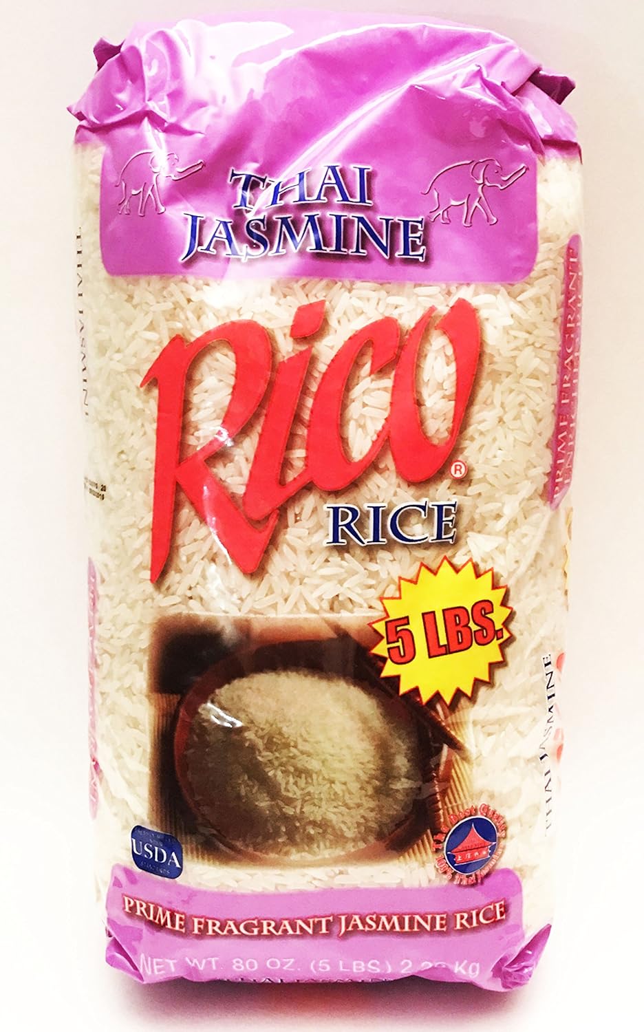 Rico Arroz jazmín tailandés Prime fragante, 5 libras – Yaxa Colombia