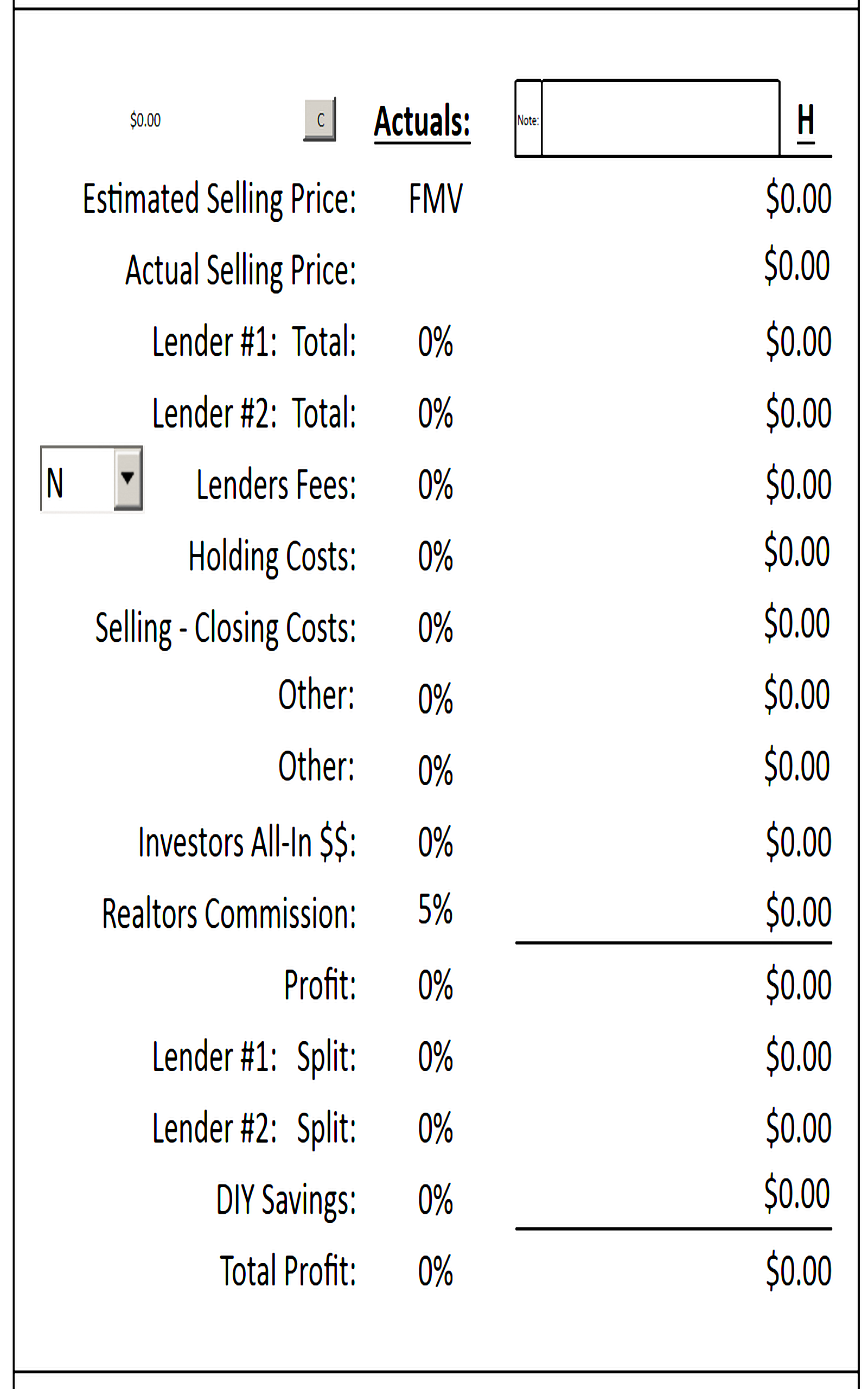 Deal Analysis For Real Estate Flipping - App on Amazon Appstore