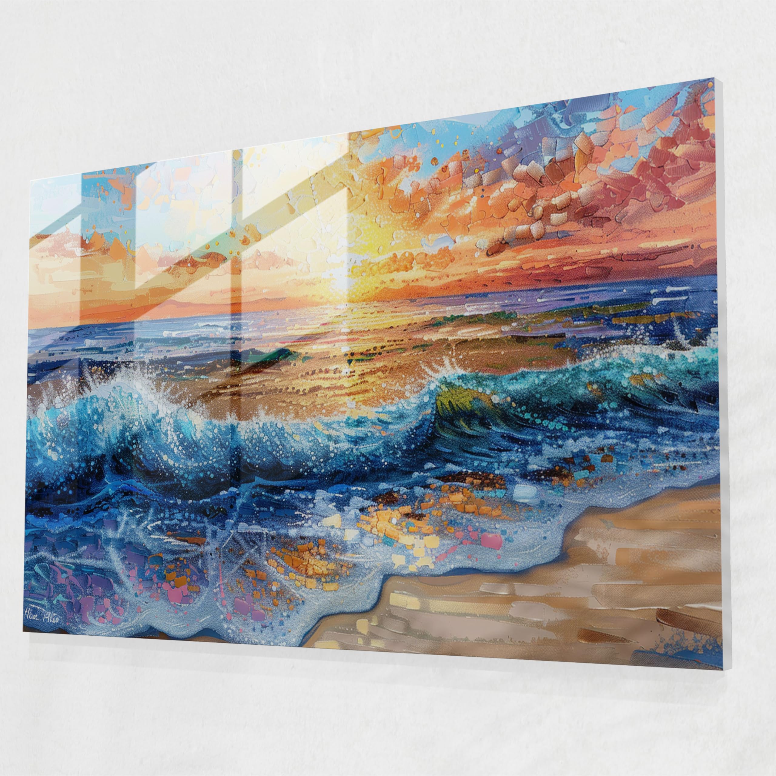 Ocean Pointillism Paintings For Sale, Buy Paintings Online | Zatista