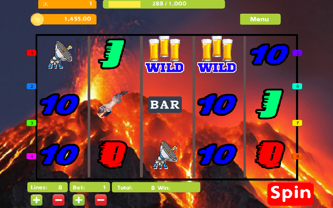 Meteor Blast Storm Shooting Star Asteroid Jackpot Lucky Casino Slot ...