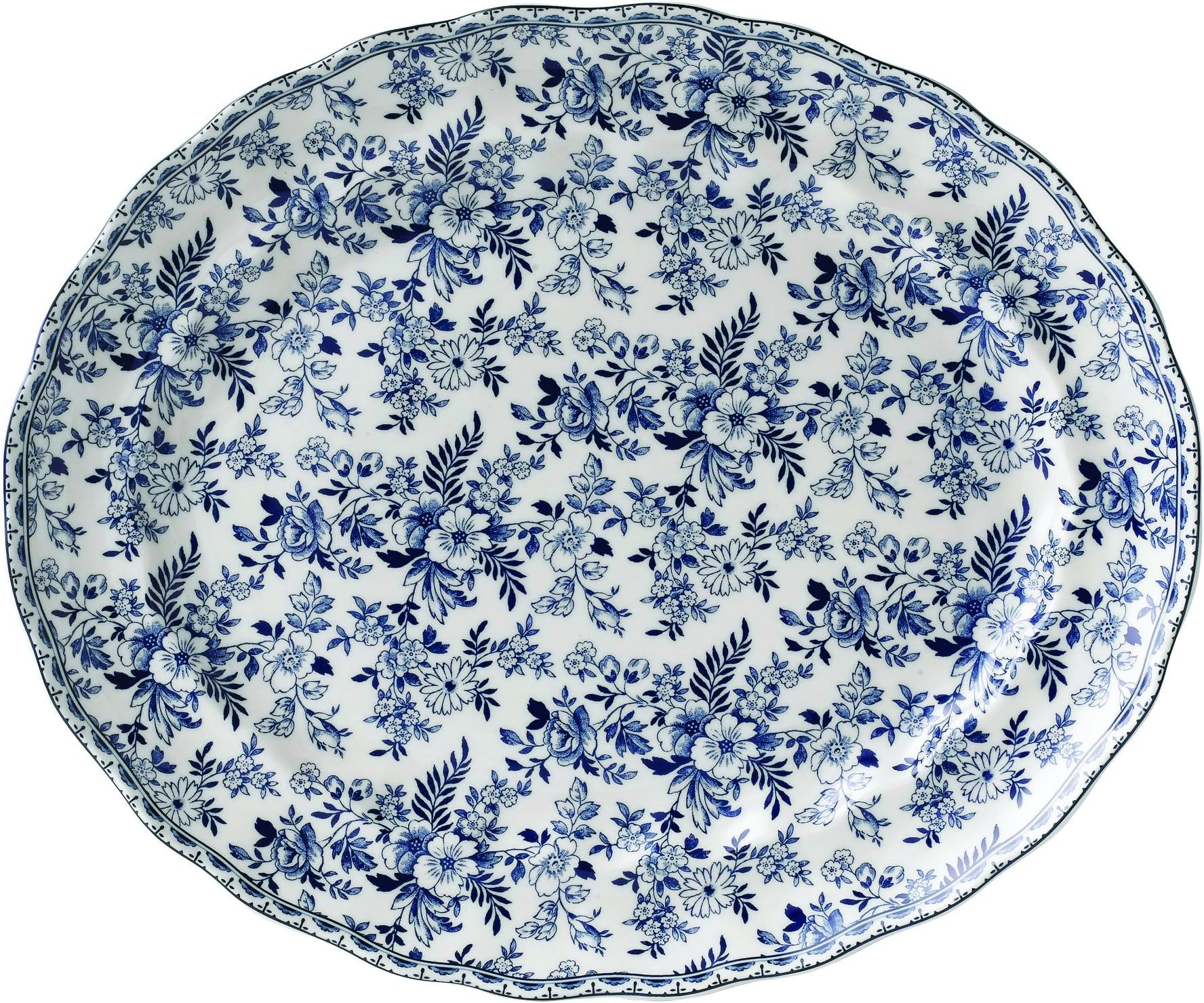 Amazon.com | Johnson Brothers Blue Coaching Scenes Bread & Butter Plate ...