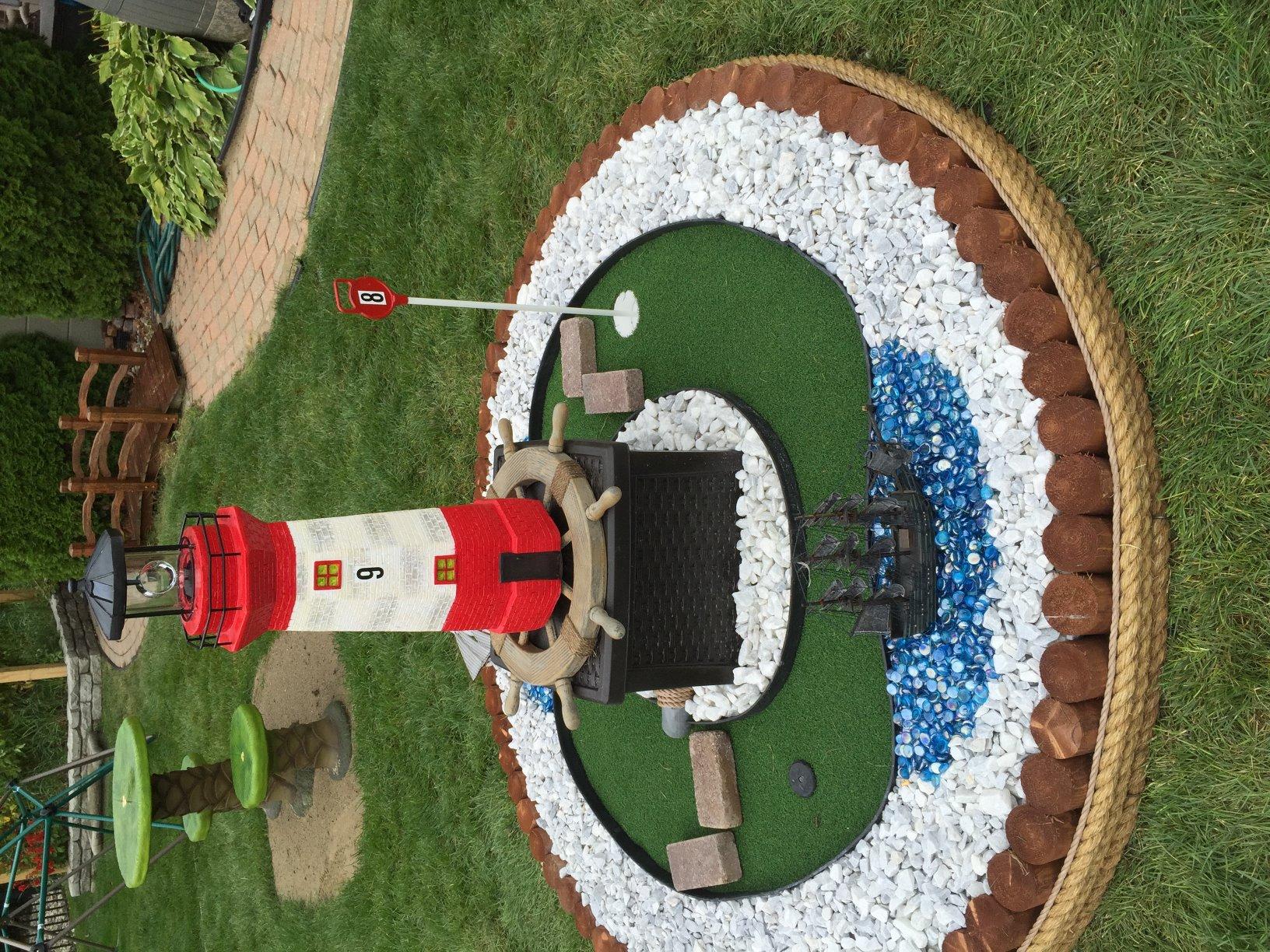 Amazon.com : Solar Lighthouse Garden Stake Light with Revolving Beacon ...