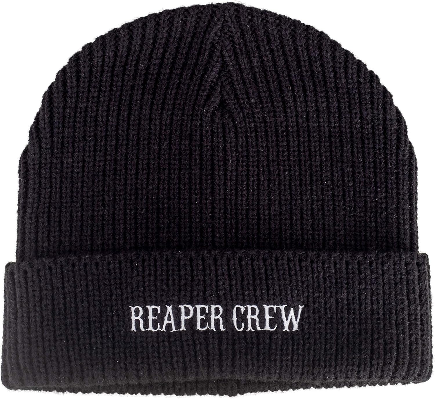 Amazon.com: Costume Agent Reaper Crew Adult Black Beanie Hat : Clothing ...