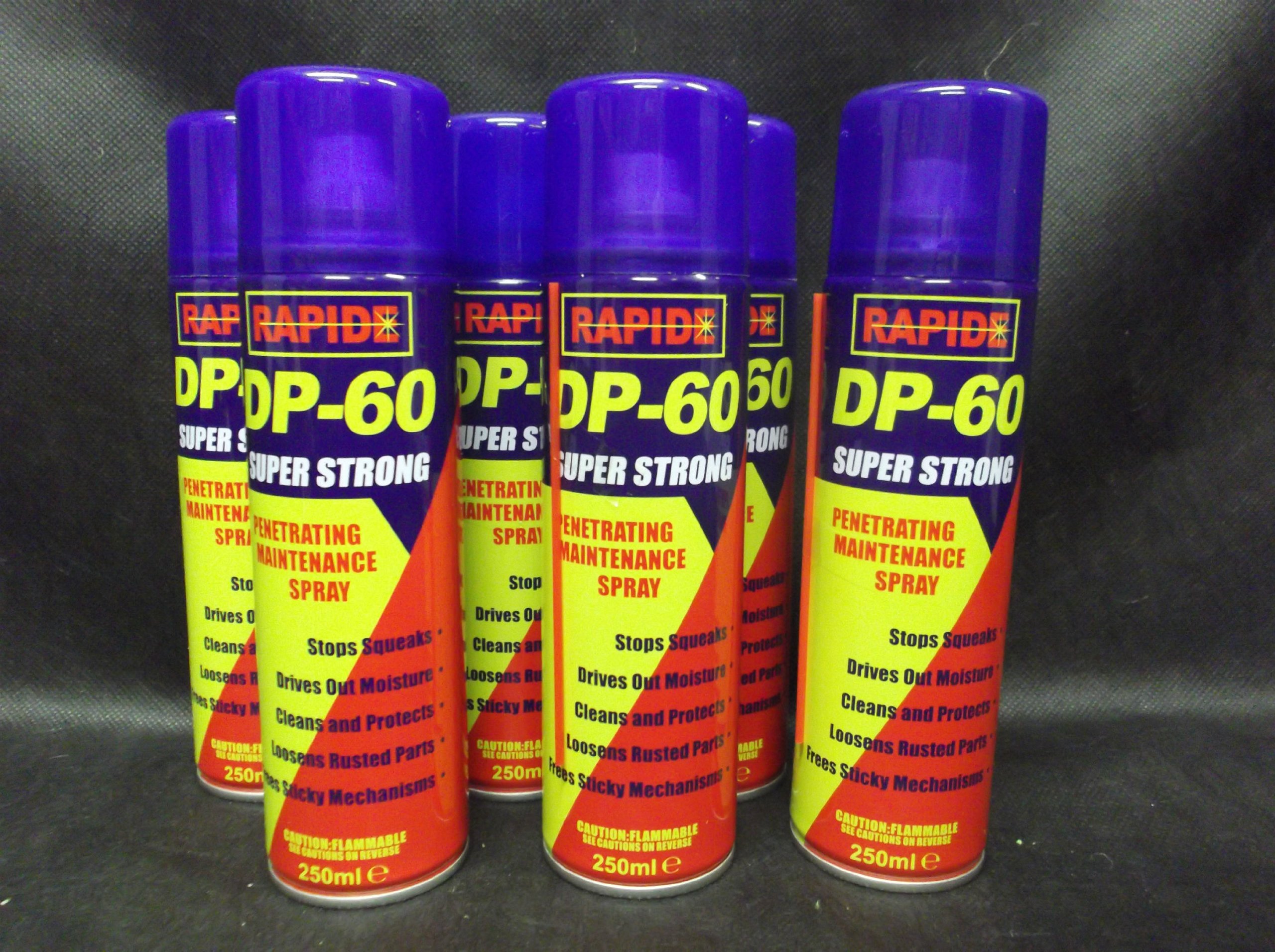 6 x 250ml DP-60 Penetrating Maintenance Spray loosens protects frees ...