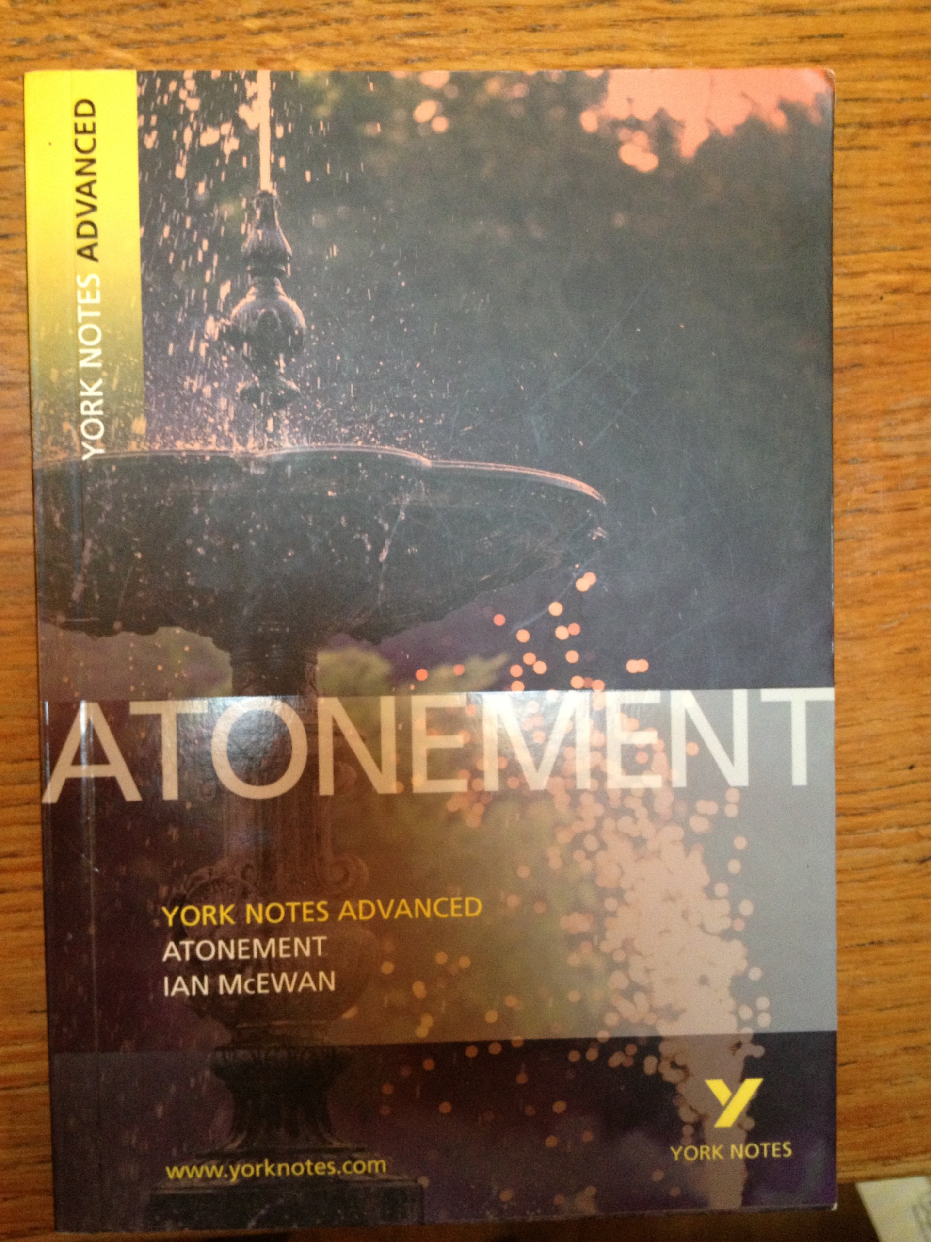 Atonement (York Notes Advanced): McEwan, Ian, Tba: 9781405835619 ...