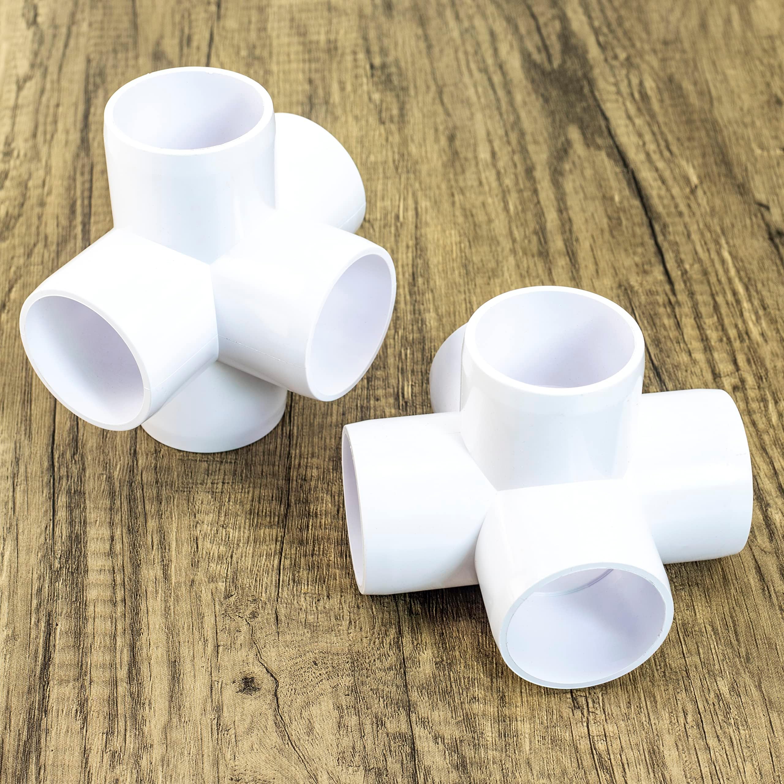 2PCS 1 Inch SCH40 5 Way Cross PVC Connector Elbow Pipe Fitting Coupling ...