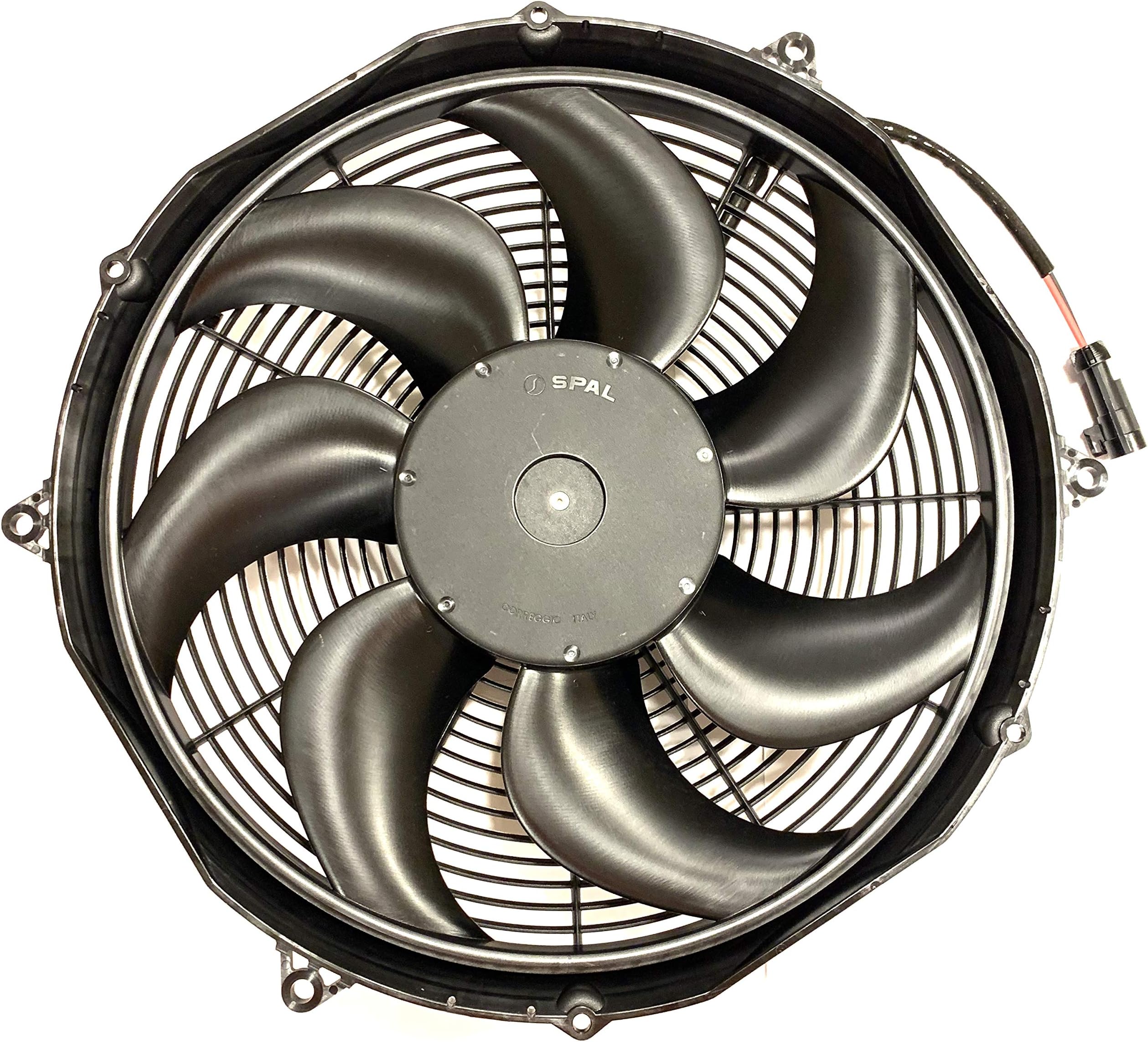 Amazon.com: Spal 30102049 16" Curved Blade Performance Fan , Black ...