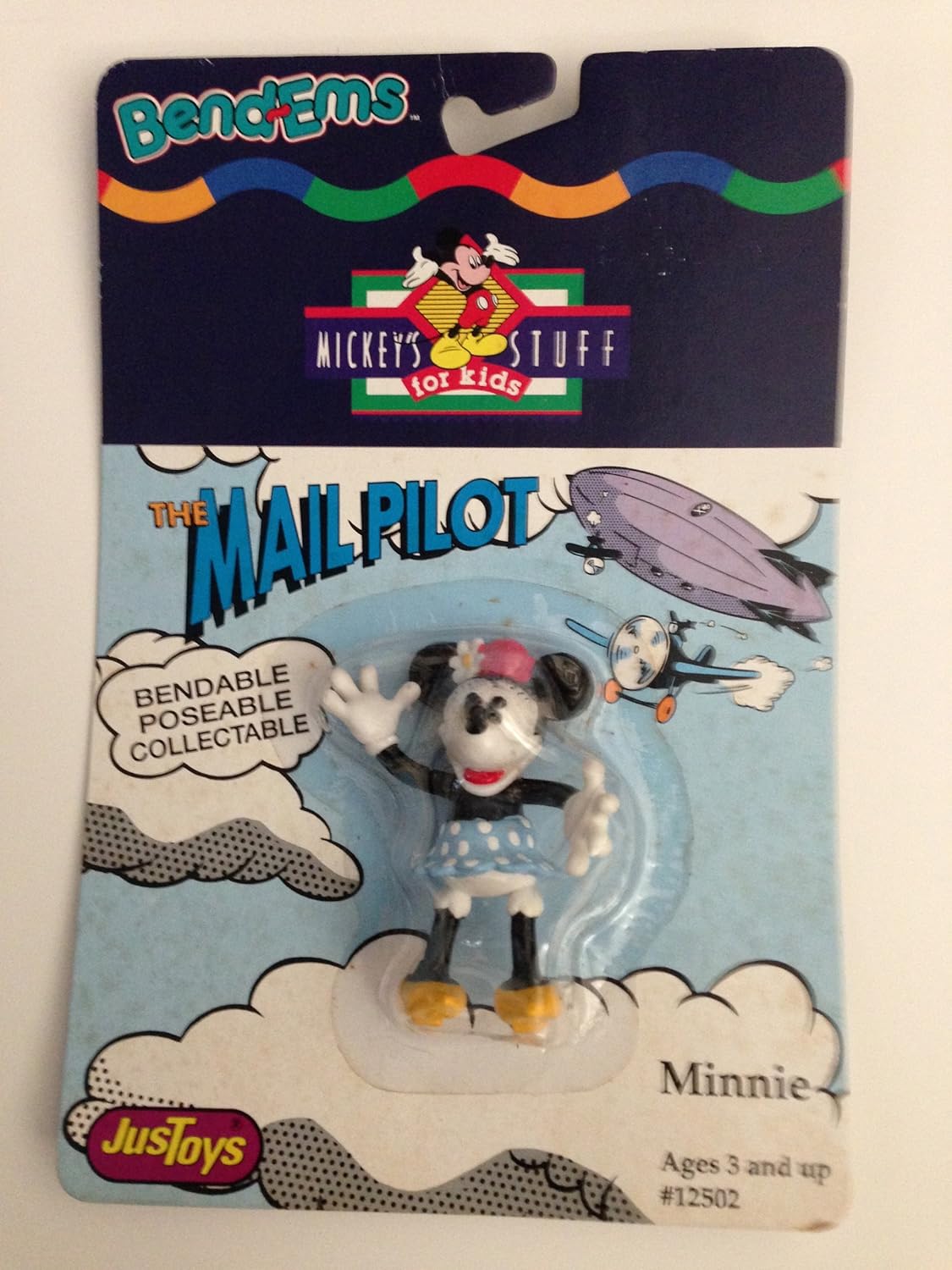 Amazon.co.jp: The Mail Pilot Minnie Mouse Bendem. Poseable Minnie Mouse ...