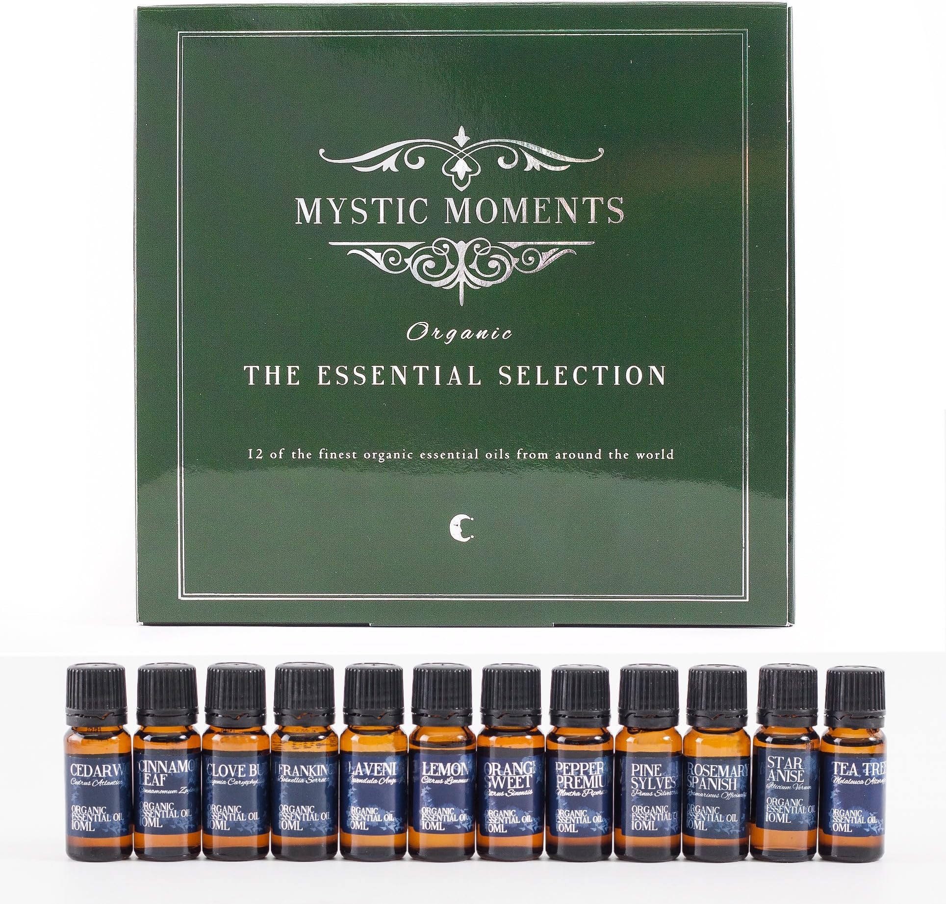 Mystic Moments | Essential Oil Starter Pack in Wooden Gift Box - 24 x ...