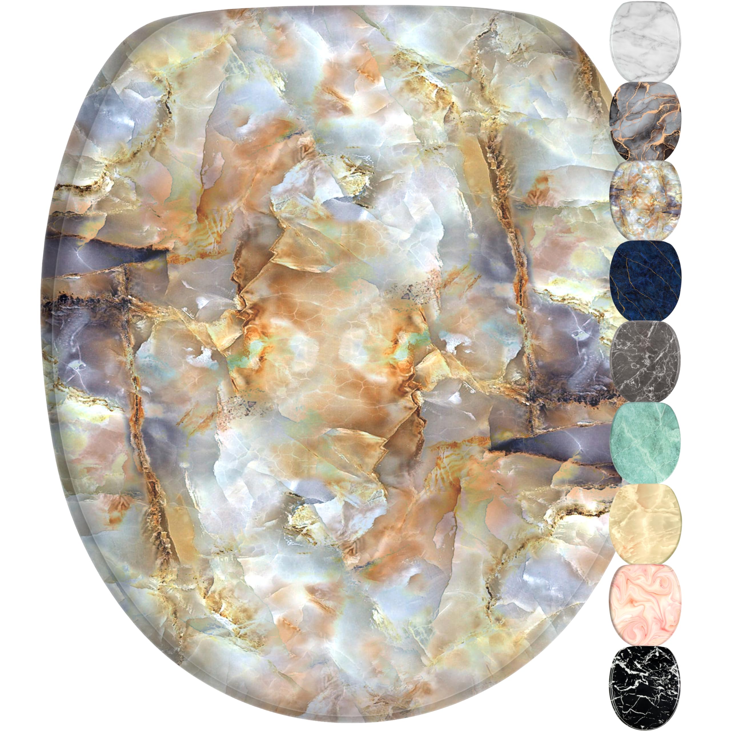 Sanilo Soft Close Toilet Seat, Wide Choice of Marble Toilet Seats ...