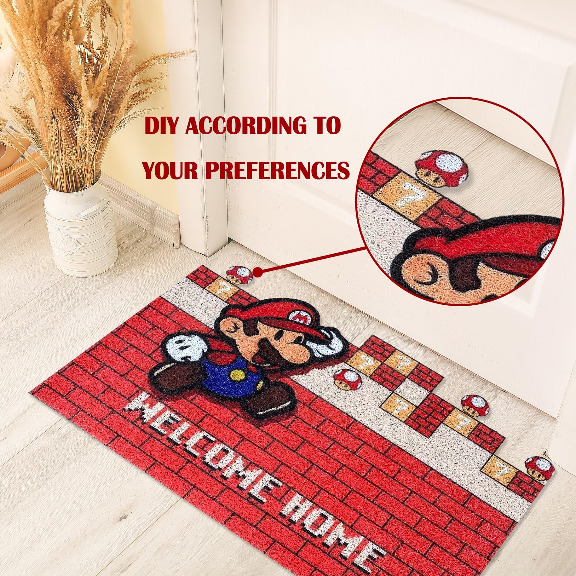 Cartoon Video Game Doormat Cartoon Character Rug Game Theme Carpet ...