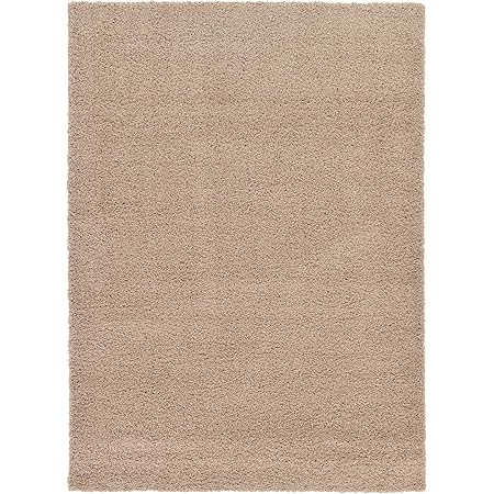 Amazon.com: Unique Loom Solo Solid Shag Collection Area Modern Plush ...