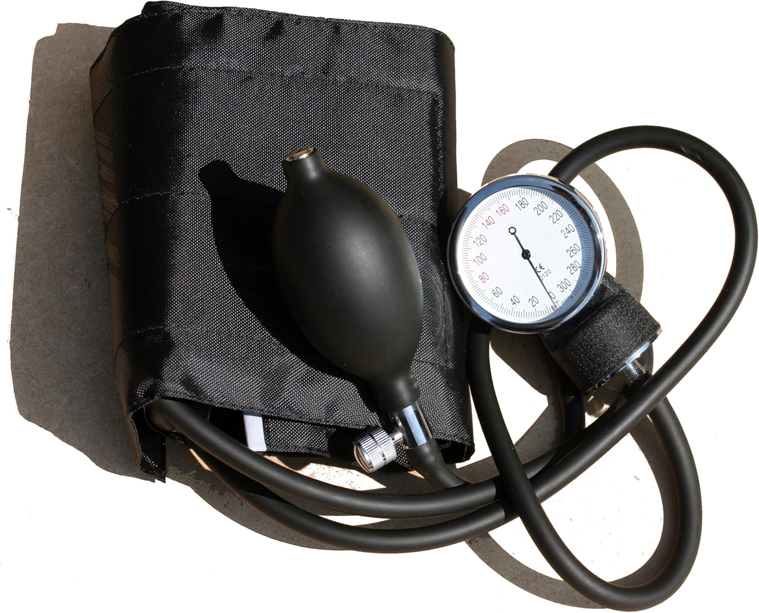 Professional Aneroid SPHYGMOMANOMETER Standard Adult Cuff with Artery ...