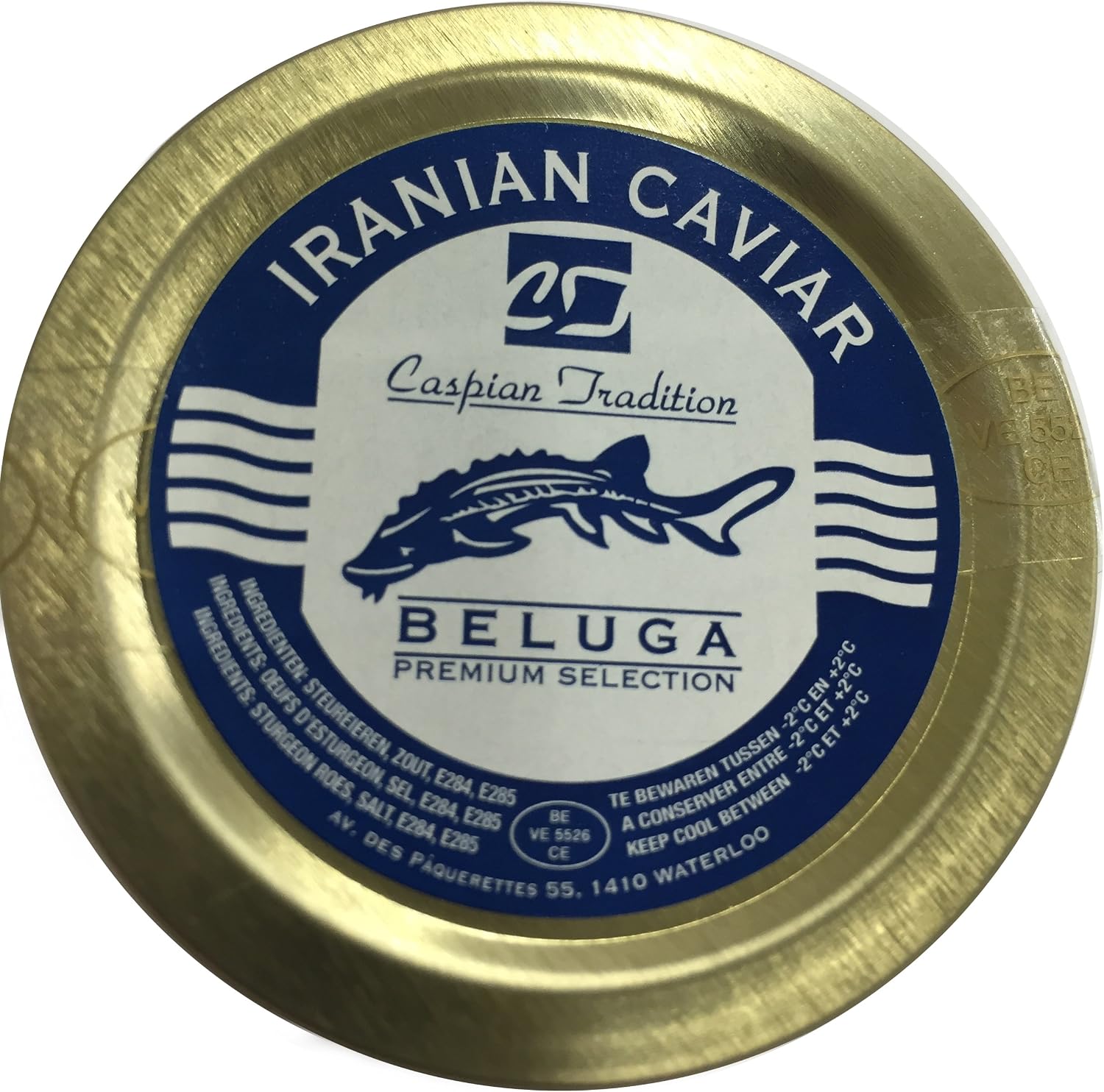 Caviar Beluga Huso Huso 125g : Amazon.fr: Epicerie