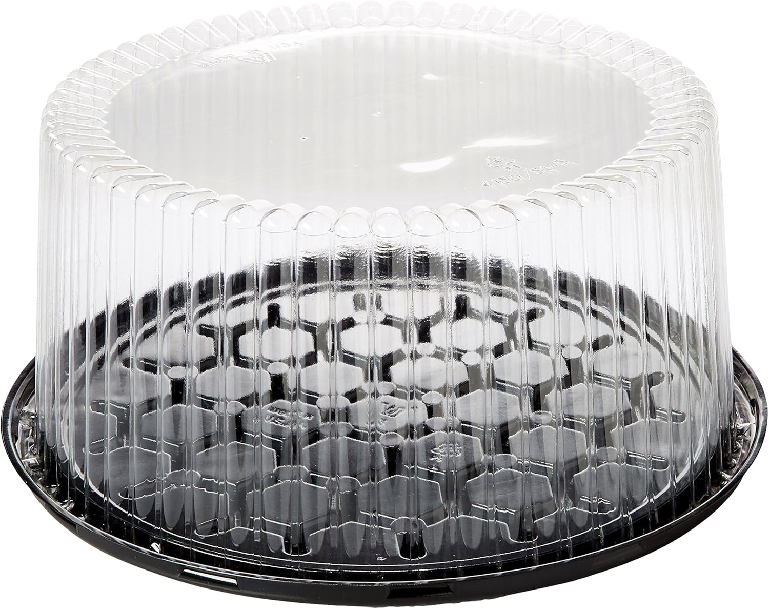 Amazon.com: 10-11inch Cake Double Layer Clear Cake Container Dome and ...