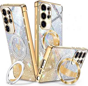 Amazon.com: Silverback for Samsung Galaxy S24 Ultra Case with Soft Silicone Grip and O-Ring ...