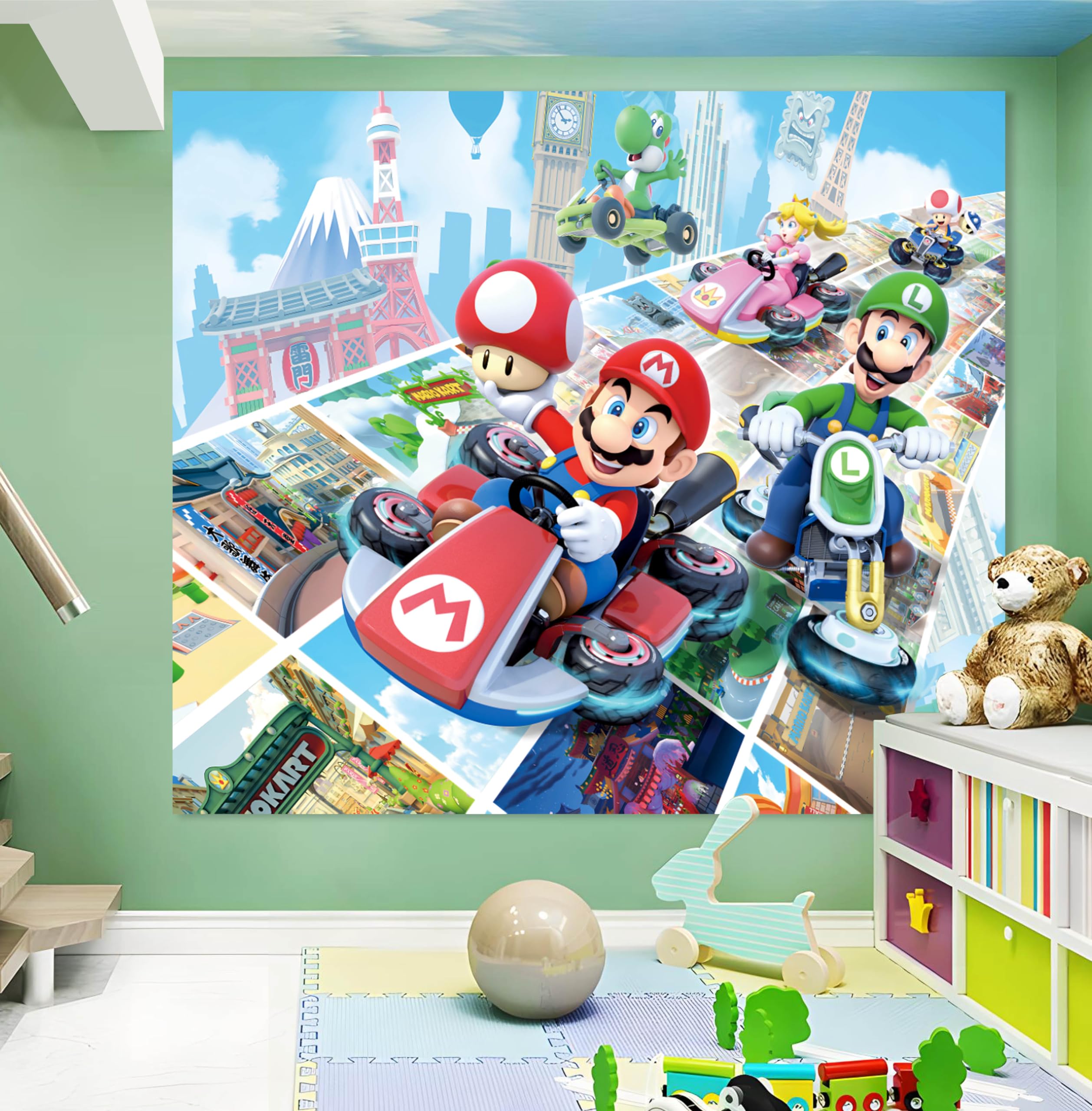 Super Mario Bedroom Wallpaper Super Mario Print Wall Art