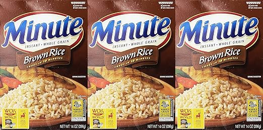 Amazon.com : Minute Brown Rice, Instant Brown Rice for Quick Meals, 14 ...