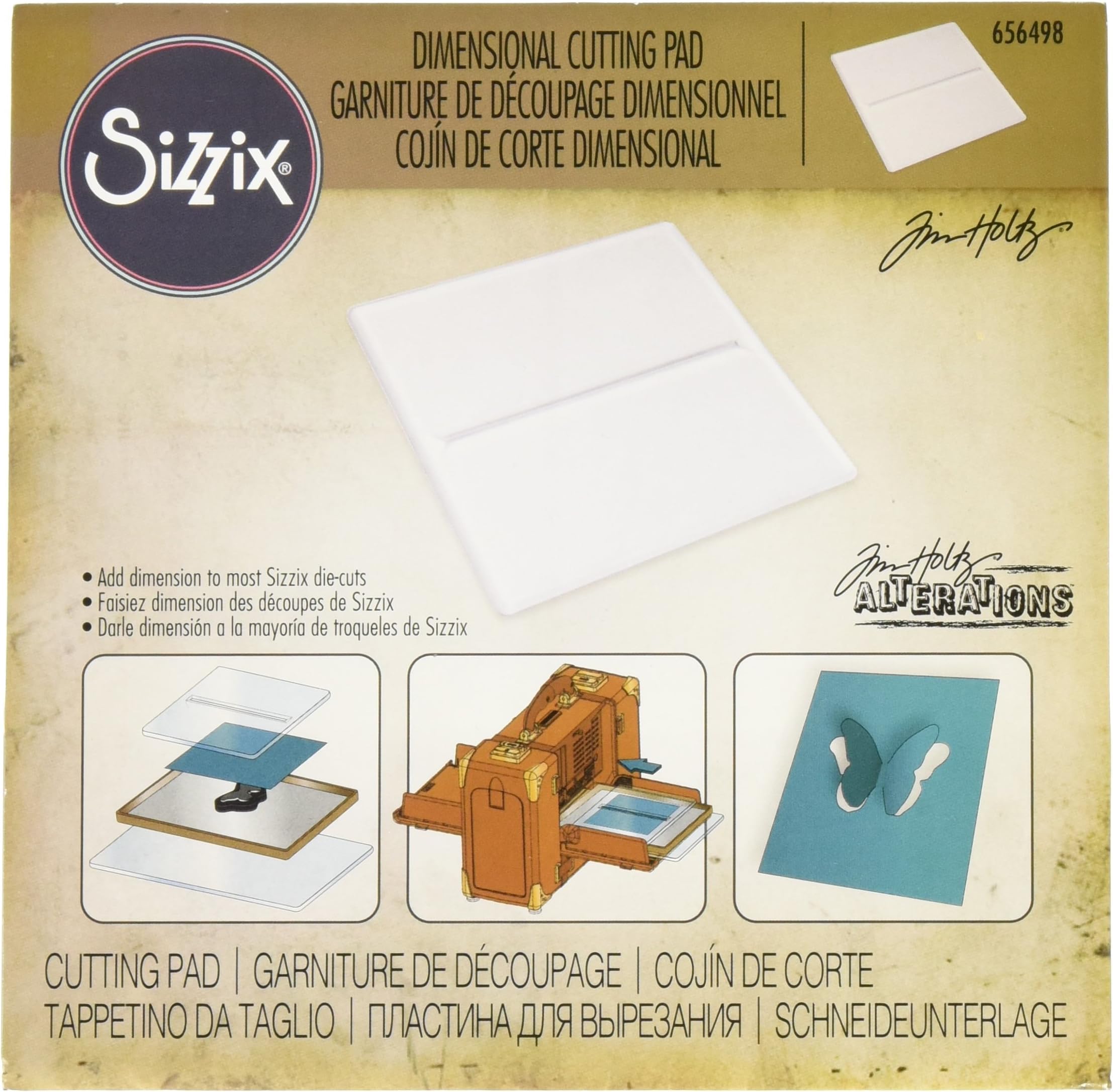 Sizzix Accessory Cutting Pads, Standard, 1 Pair (Mint) - 22.5 x 15.5 x ...