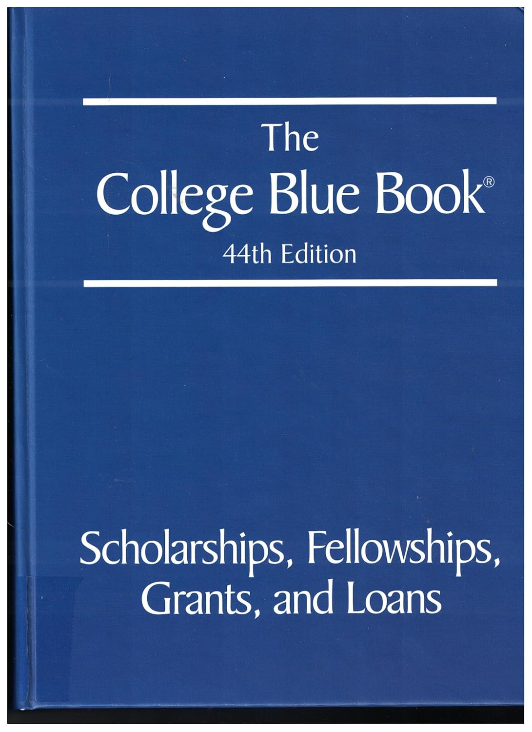 The College Blue Book - 44th Edition - Volume 5 - Scholarships ...