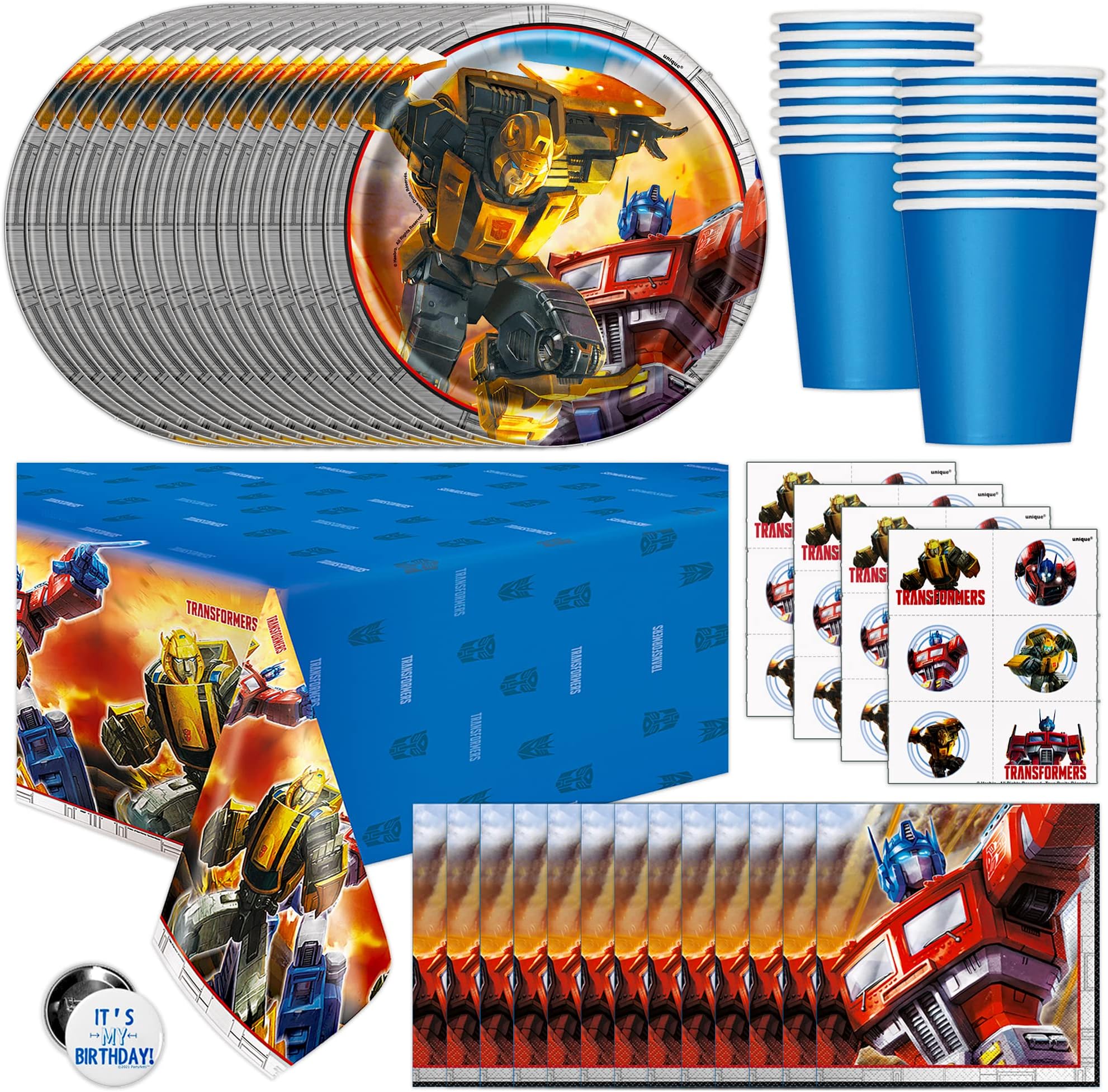 Amazon.com: Treasures Gifted Officially Licensed Transformers Party ...
