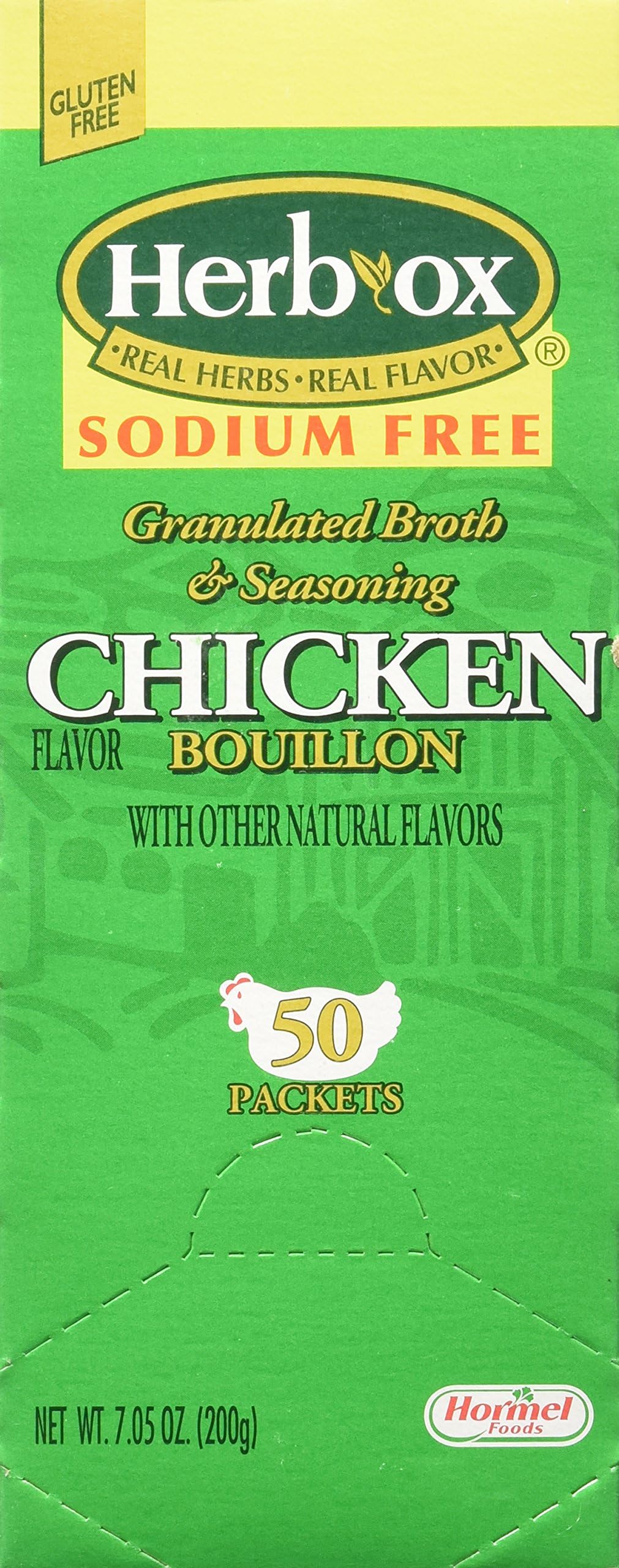 Amazon.com : Herb-ox Hormel Herb Ox Chicken Bouillon Sodium Free 50 ...